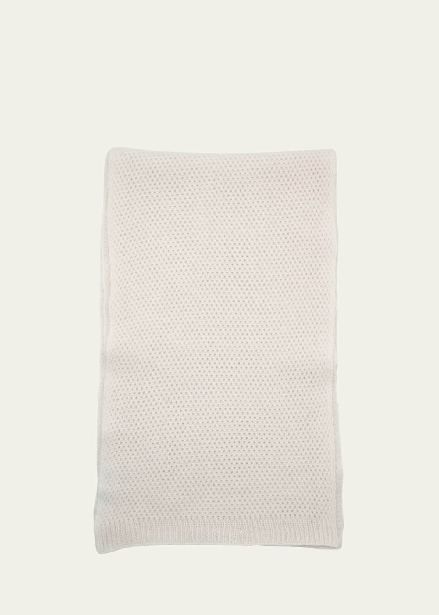 Portolano Efelweiss Stitch Cashmere Scarf - Bergdorf Goodman