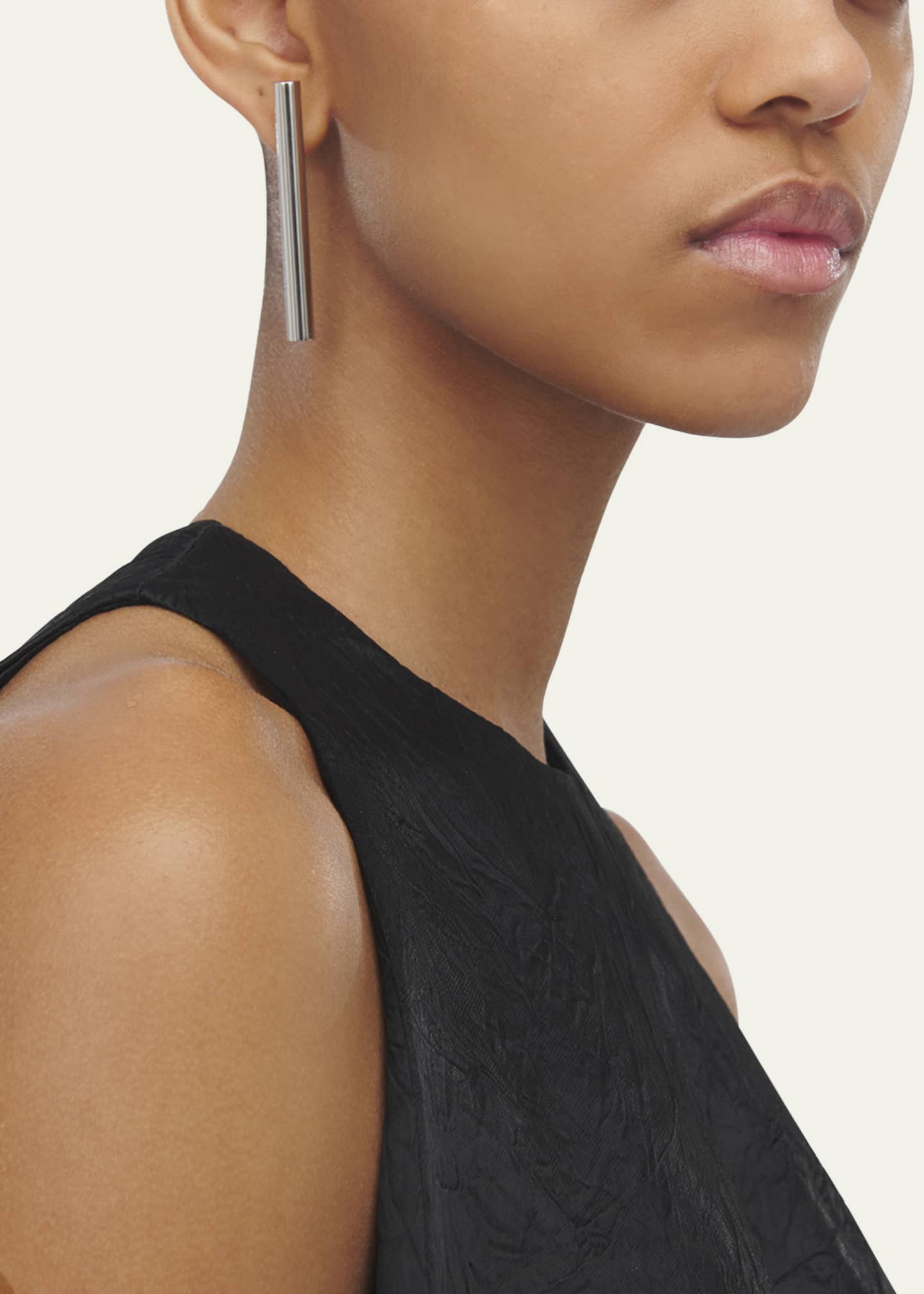 McQueen Logo Cross Bar Earrings - Bergdorf Goodman