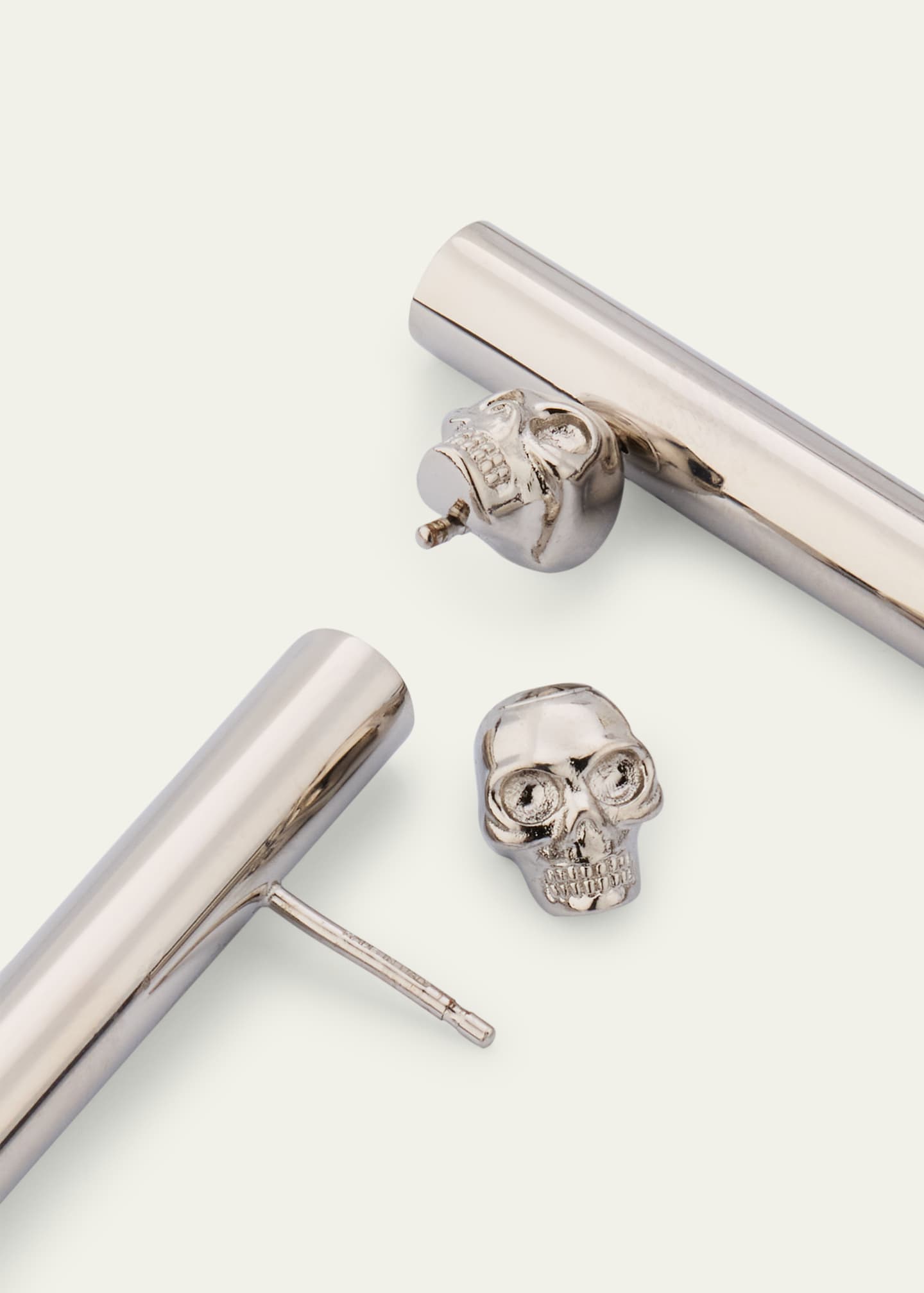 McQueen Logo Cross Bar Earrings - Bergdorf Goodman