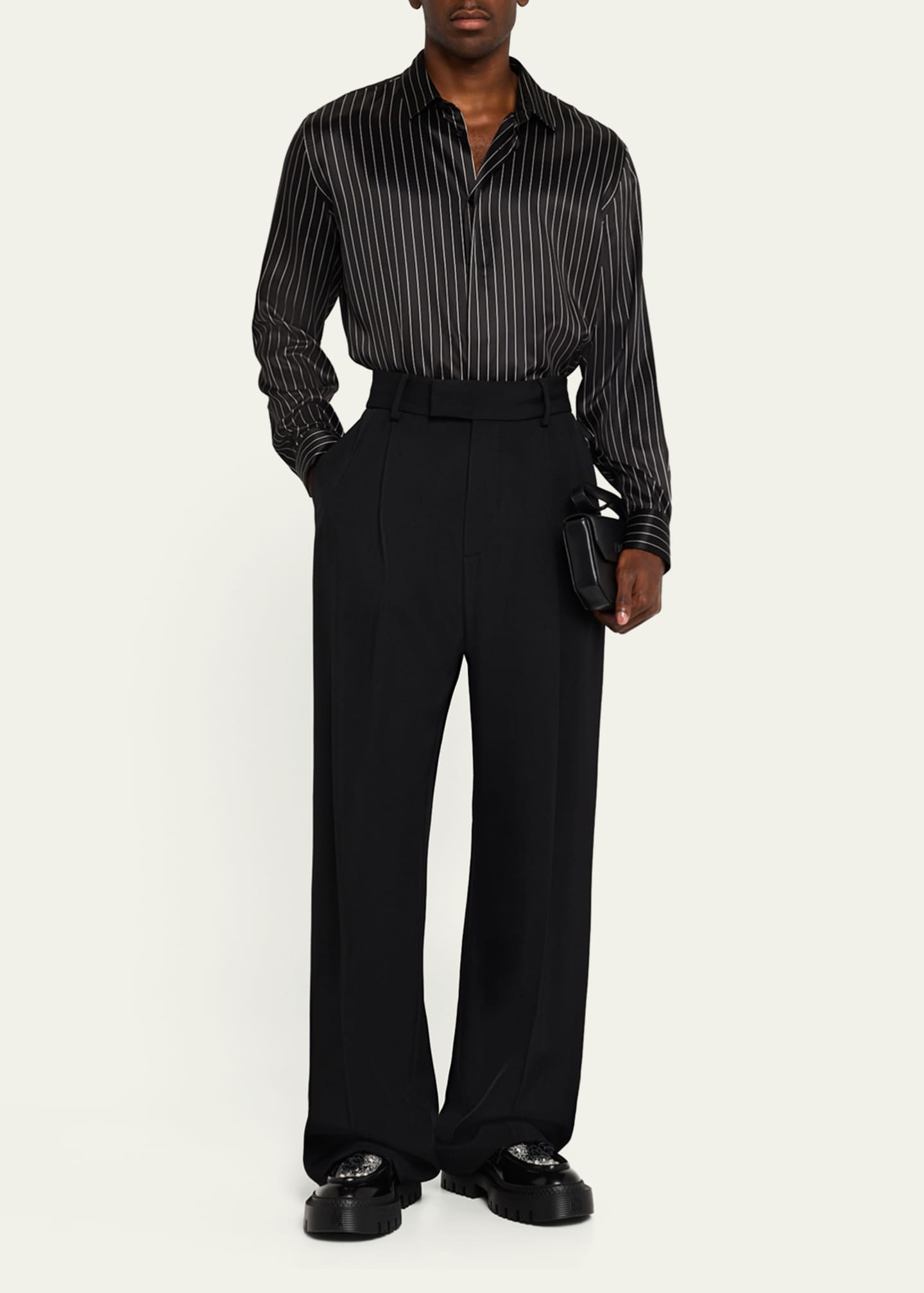 Amiri Men's MA Crystal Jumbo Tassel Loafers - Bergdorf Goodman