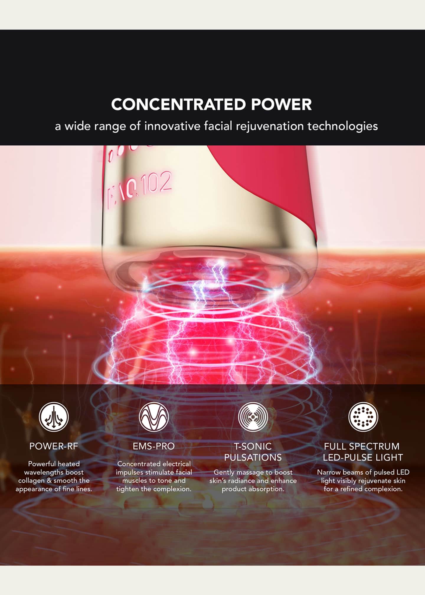 Foreo FAQ 102 Radio Frequency, EMS and LED Facial Rejuvenation ...