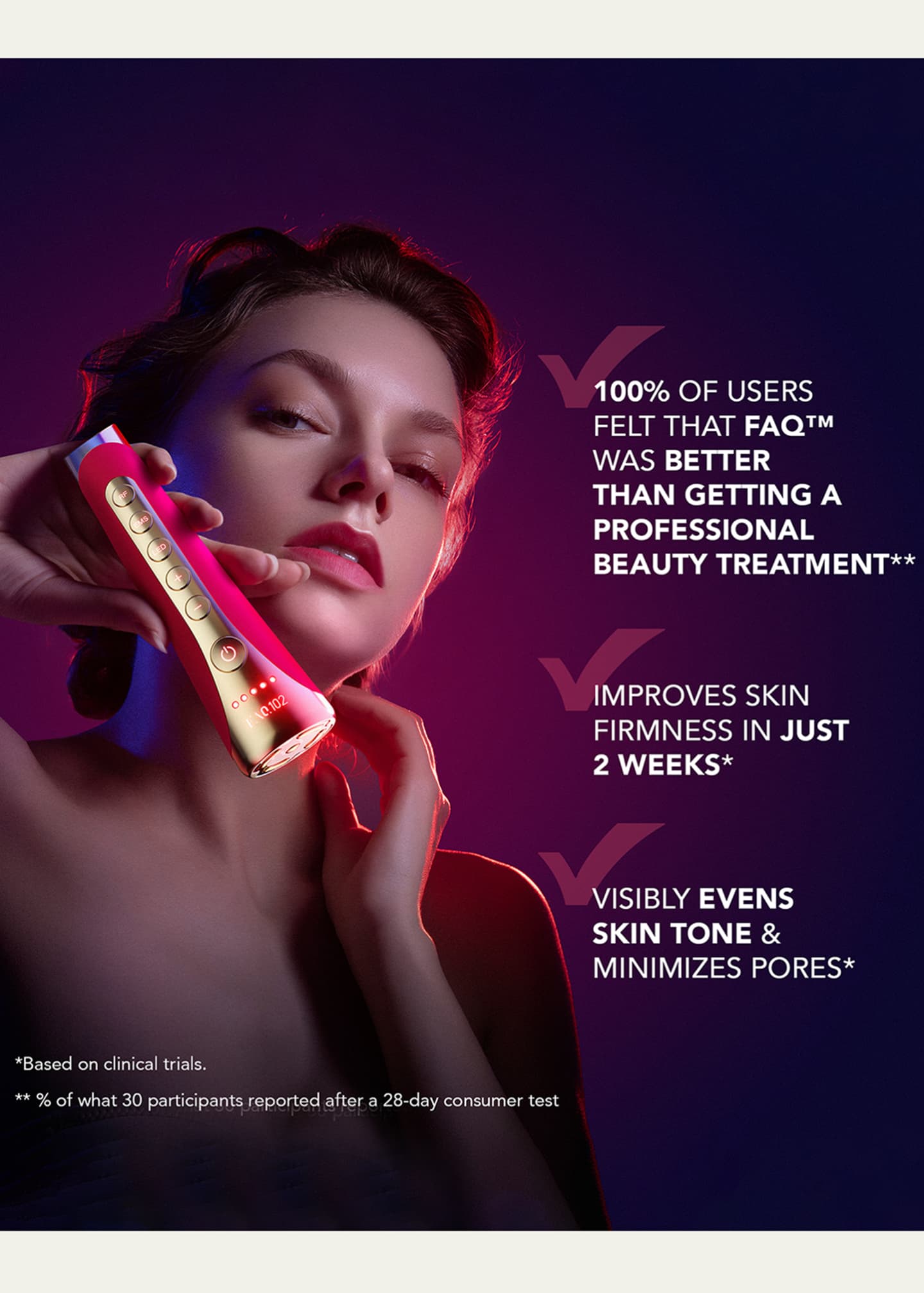 Foreo FAQ 102 Radio Frequency, EMS and LED Facial Rejuvenation ...