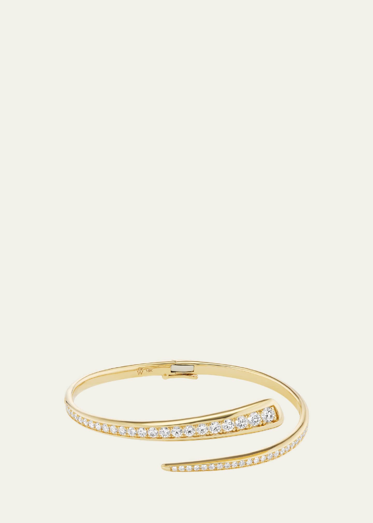 Emily P. Wheeler 18K Yellow Gold Diamond Wrap Bracelet - Bergdorf Goodman