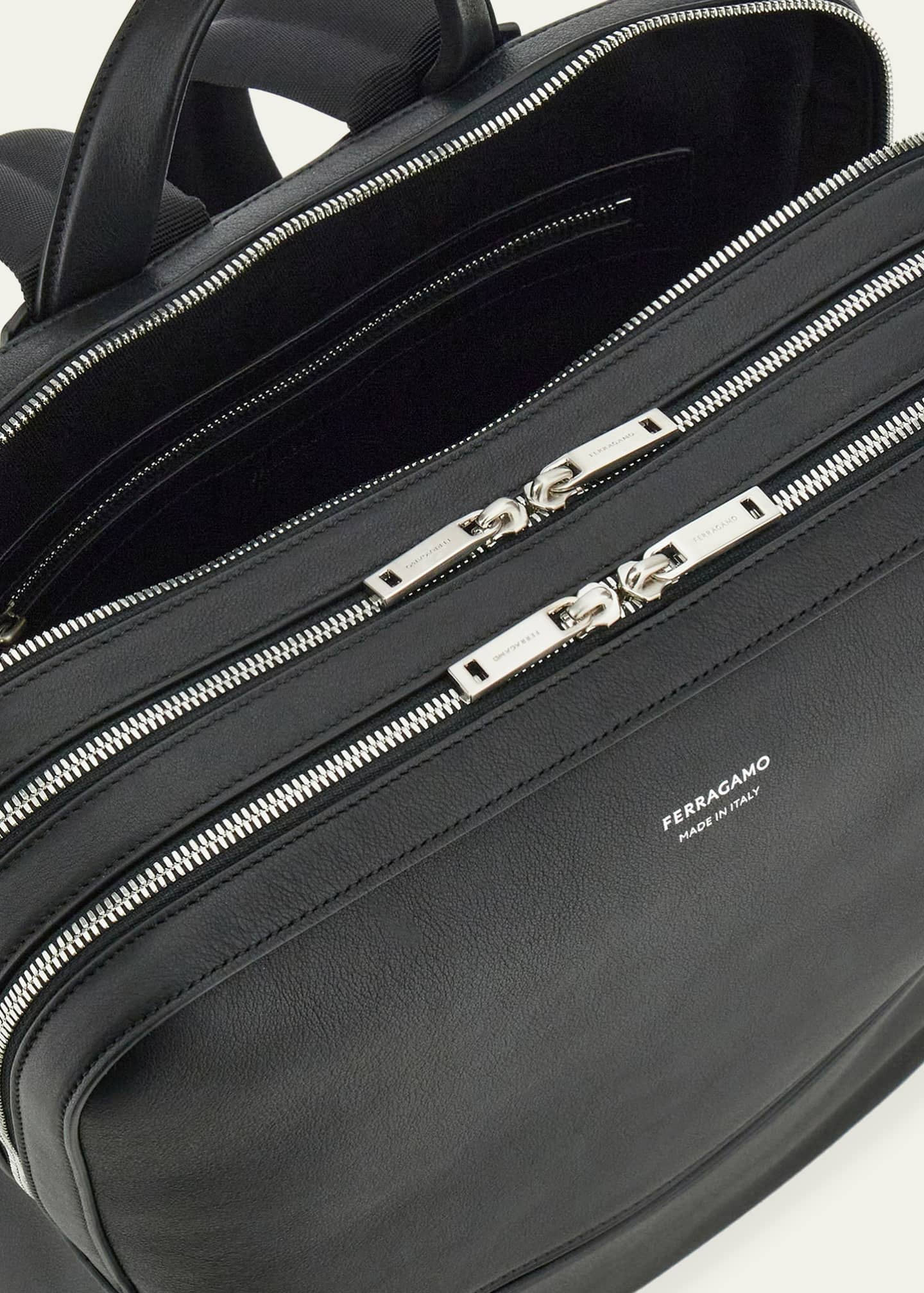 Ferragamo Men's Leather Backpack - Bergdorf Goodman