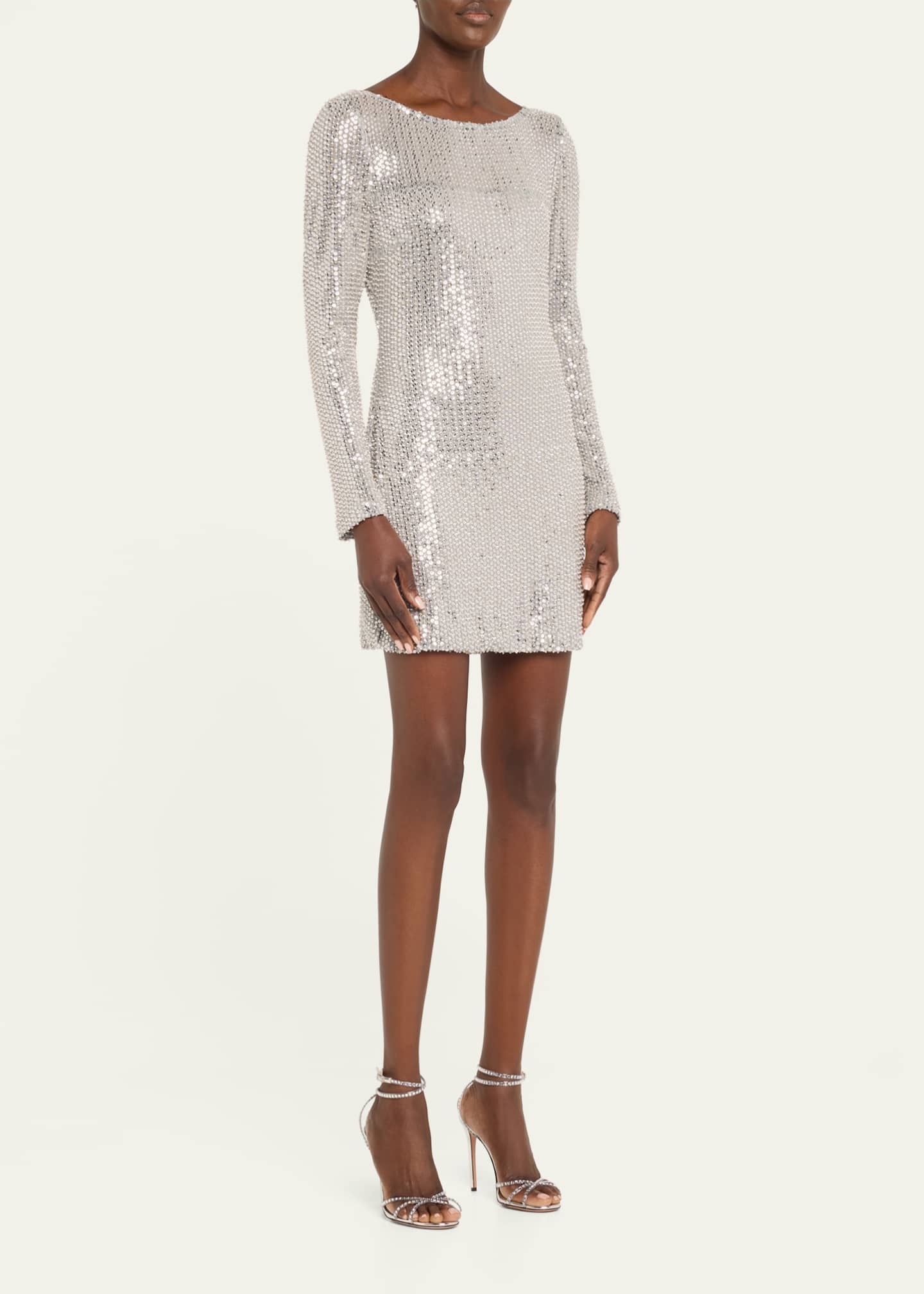 Ramy Brook Forrest Rhinestone Mini Dress - Bergdorf Goodman