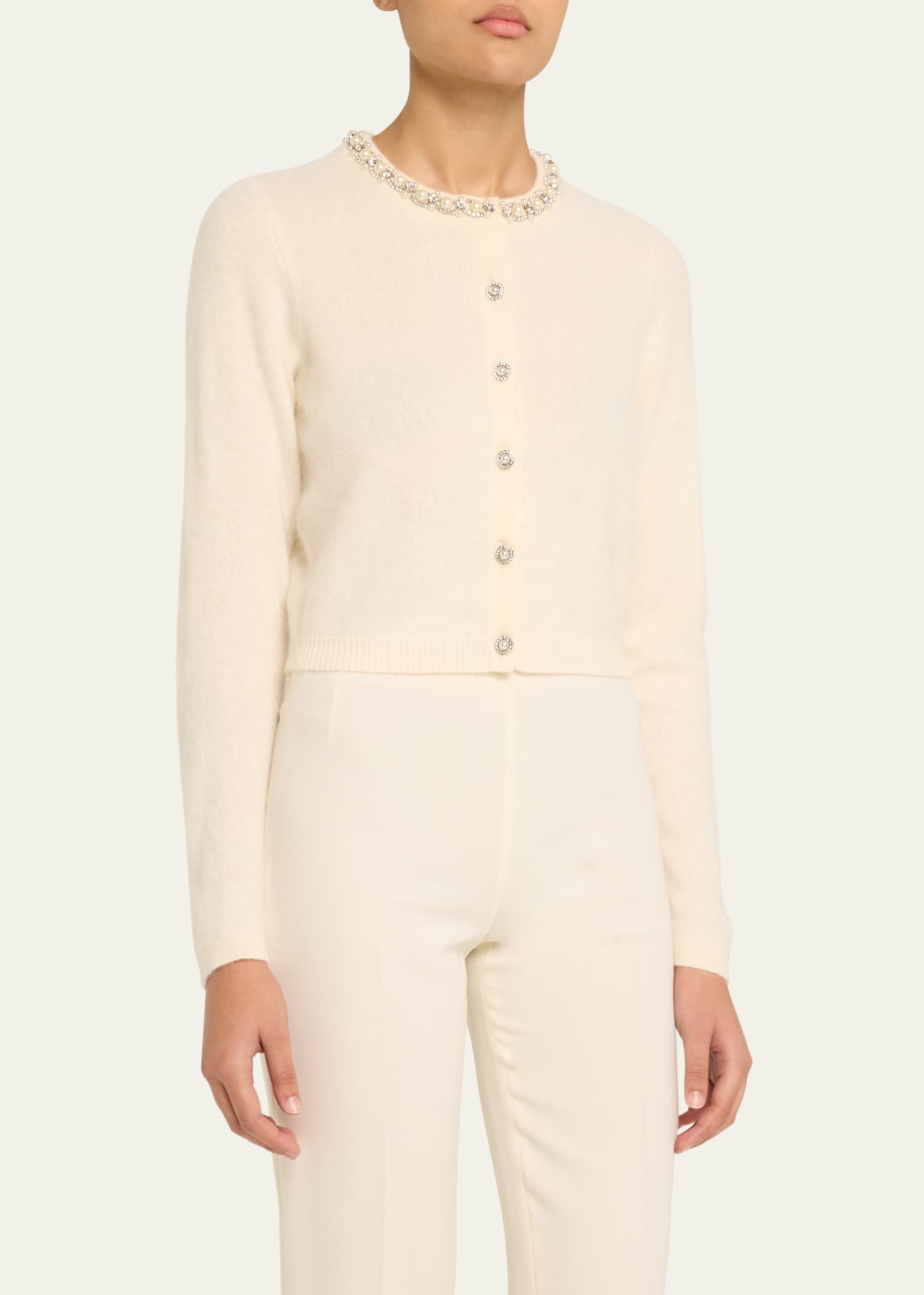 Alice + Olivia Dollie Embellished Cashmere Cardigan - Bergdorf Goodman
