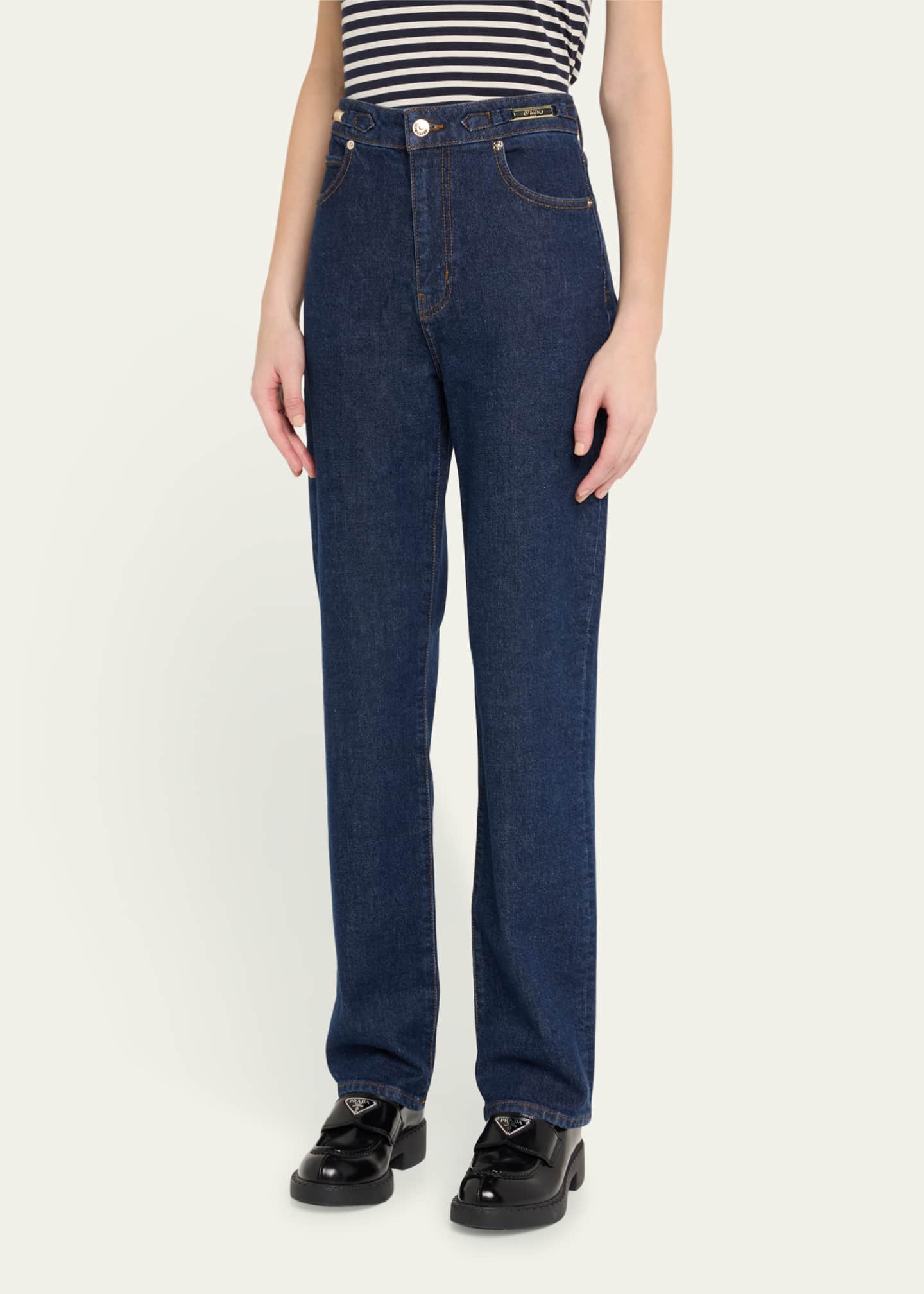 FRAME FRAME x Ritz Paris The Ritz Ruler Jeans - Bergdorf Goodman