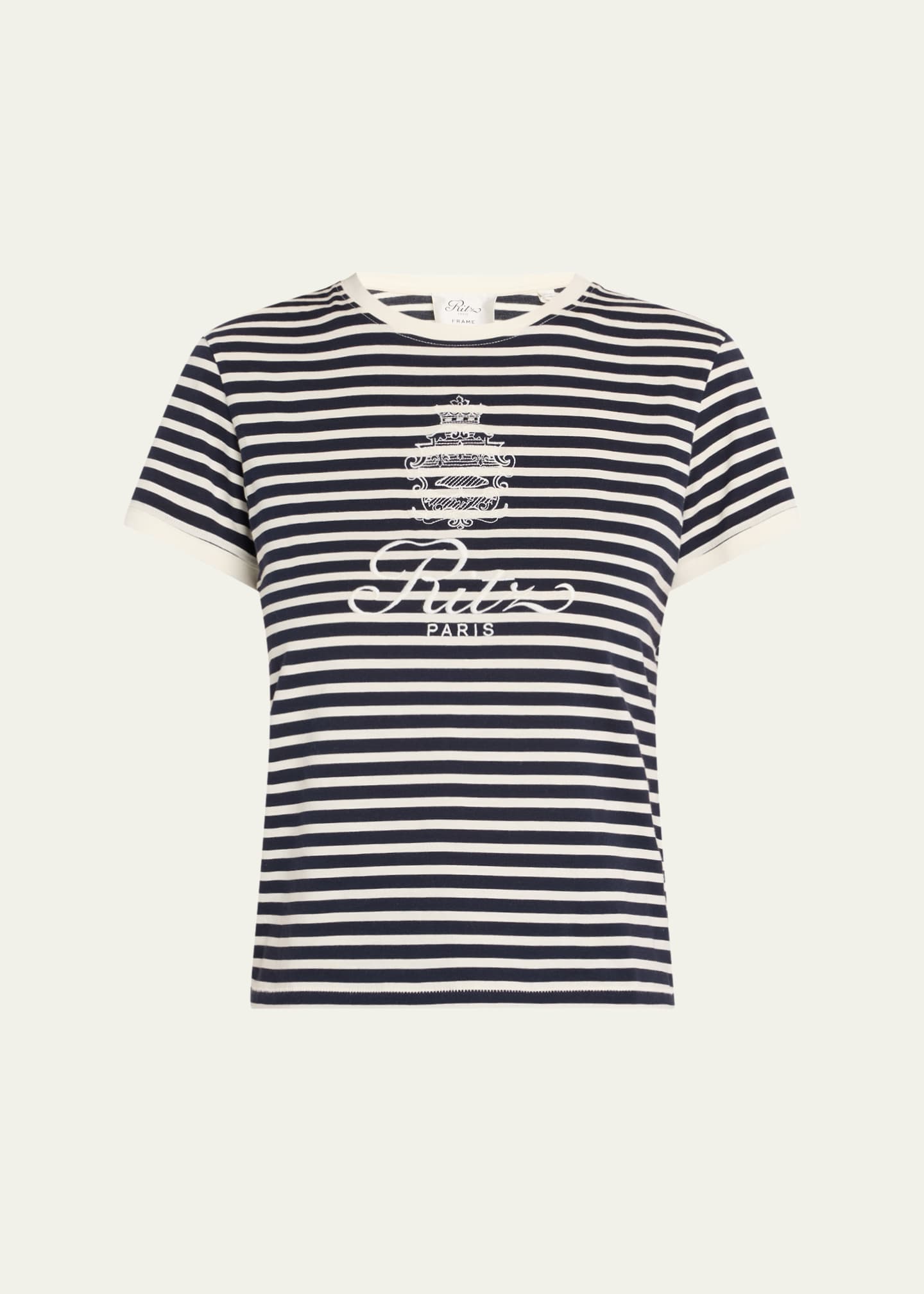 FRAME FRAME x Ritz Paris Stripe Baby Tee - Bergdorf Goodman