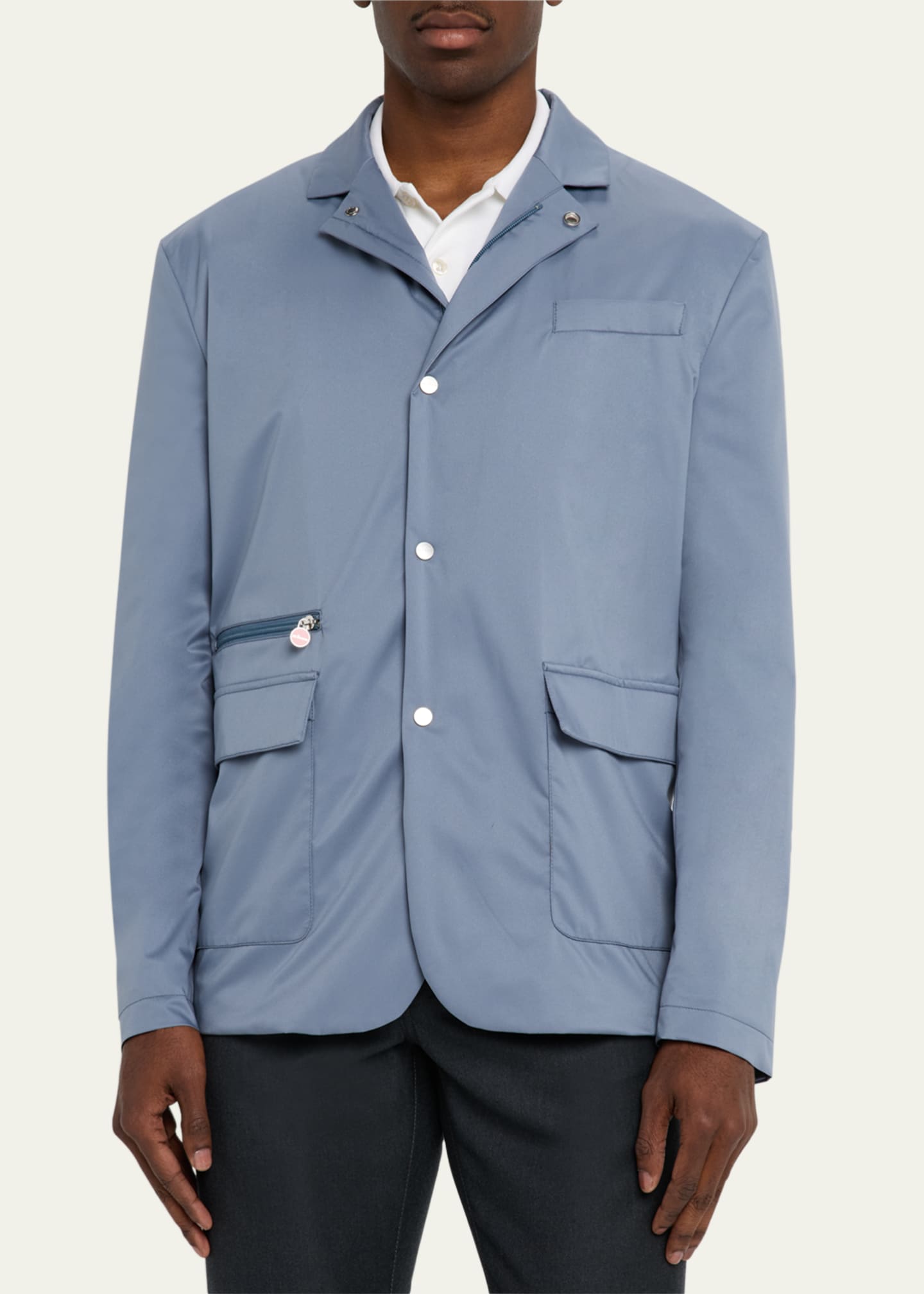 Kiton Men's Full-Zip Blazer - Bergdorf Goodman
