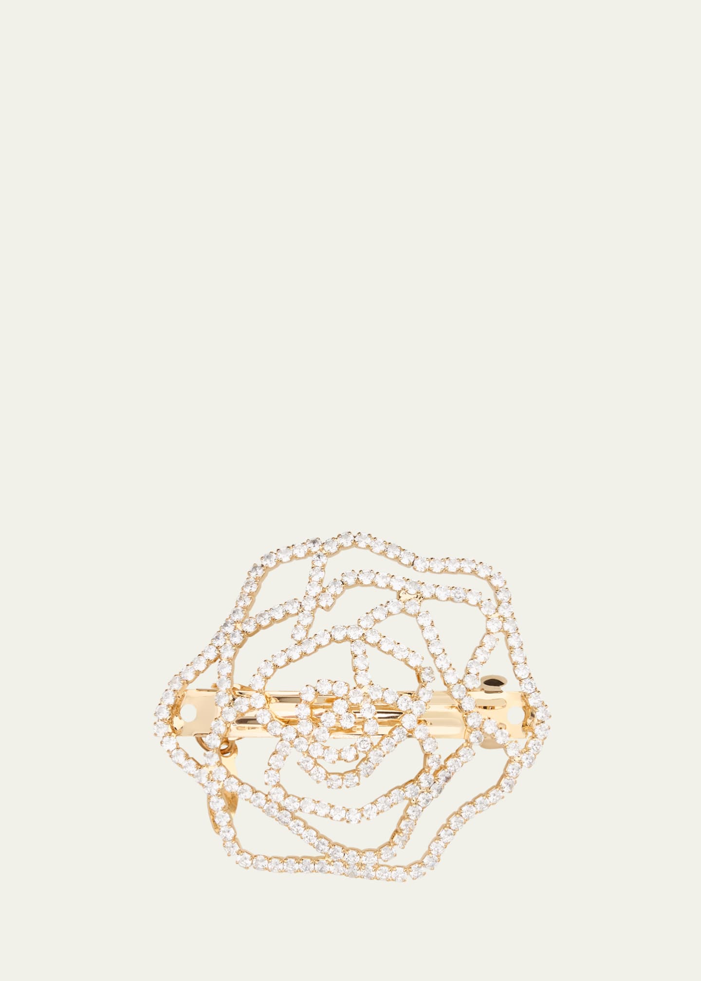 Natasha Accessories Limited Crystal Rose Barrette - Bergdorf Goodman