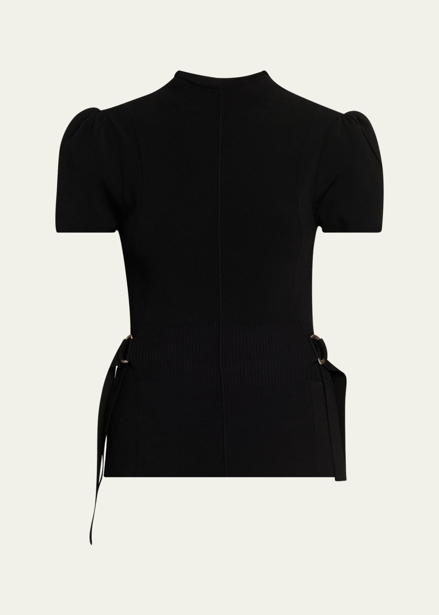 3.1 Phillip Lim Compact Rib Tulip Top - Bergdorf Goodman