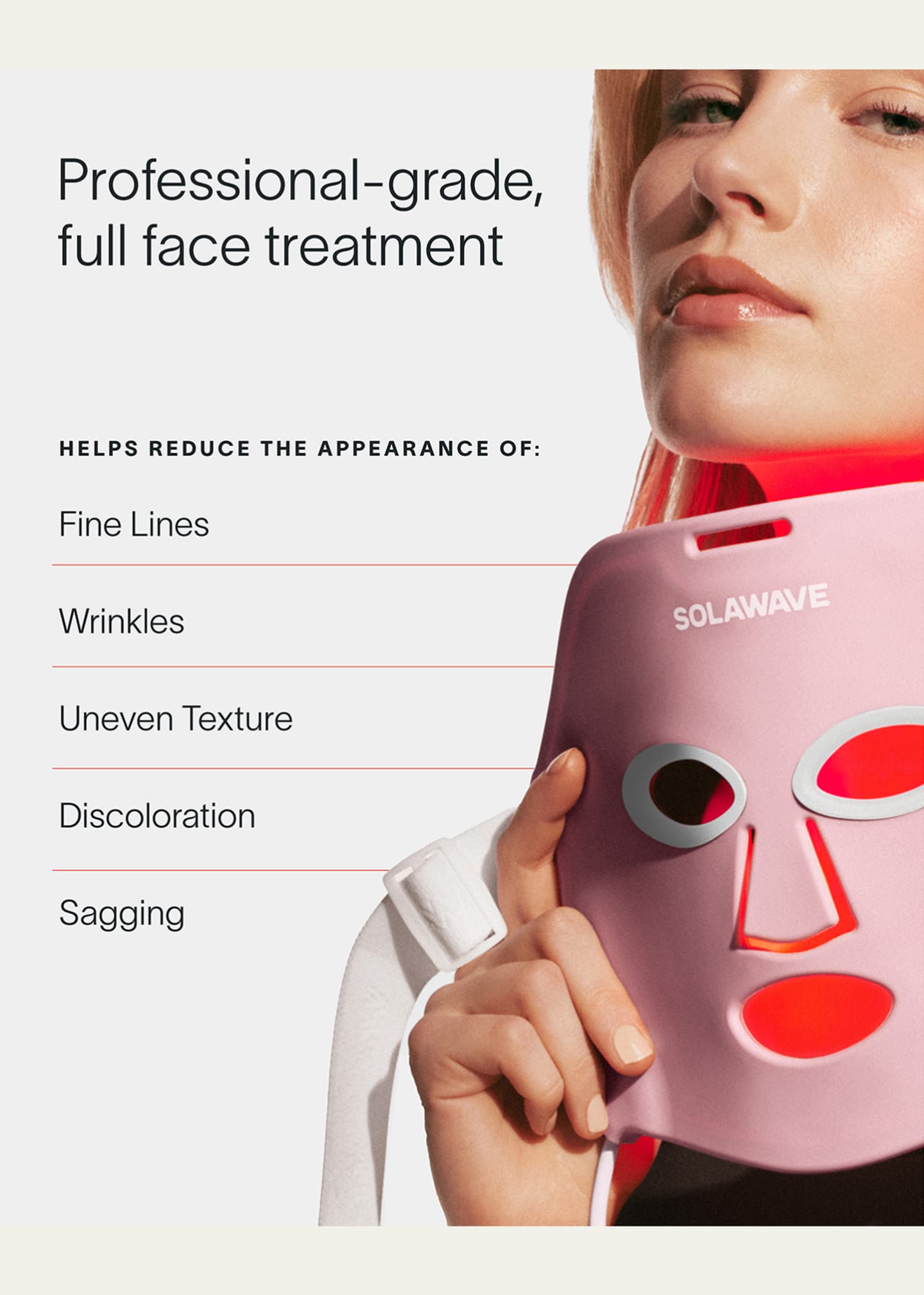 SolaWave Wrinkle Retreat Light Therapy Mask - Bergdorf Goodman