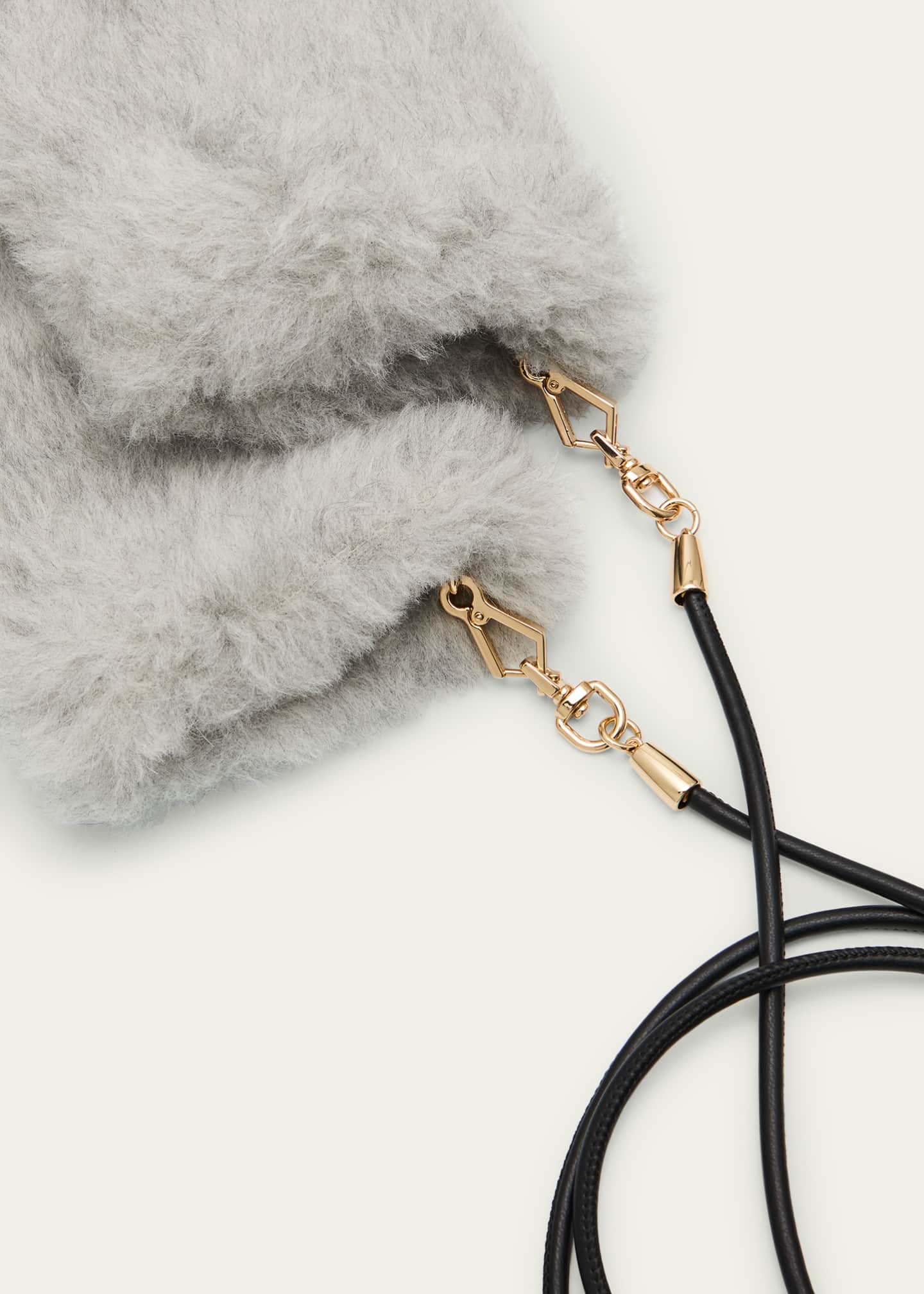 Max Mara Wool Mittens with Strap - Bergdorf Goodman