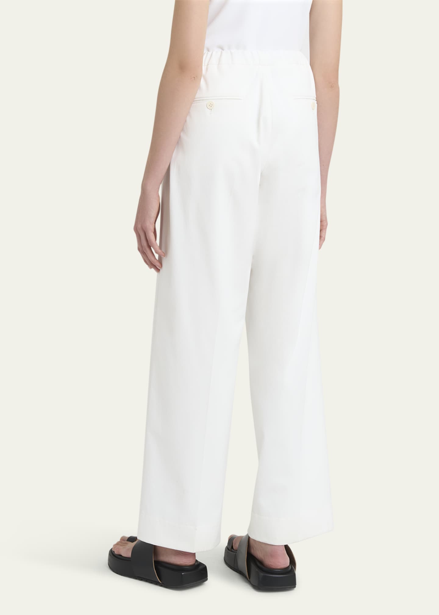 Plan C Long Pleated Trousers - Bergdorf Goodman