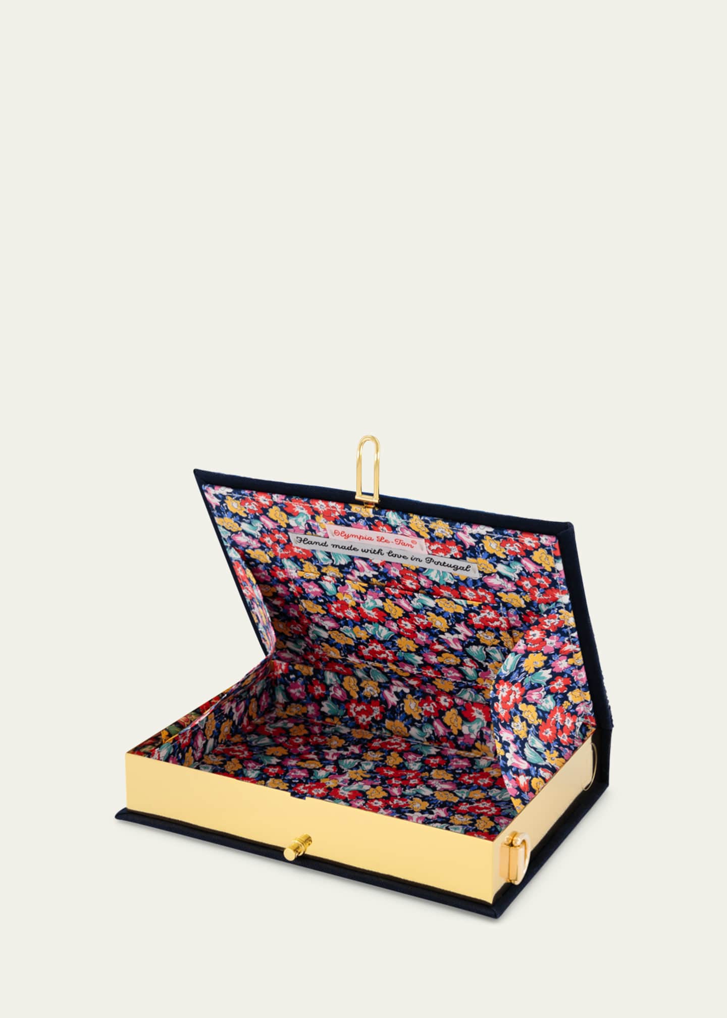 Olympia Le-Tan The Starry Night by Van Gogh Book Clutch Bag - Bergdorf ...