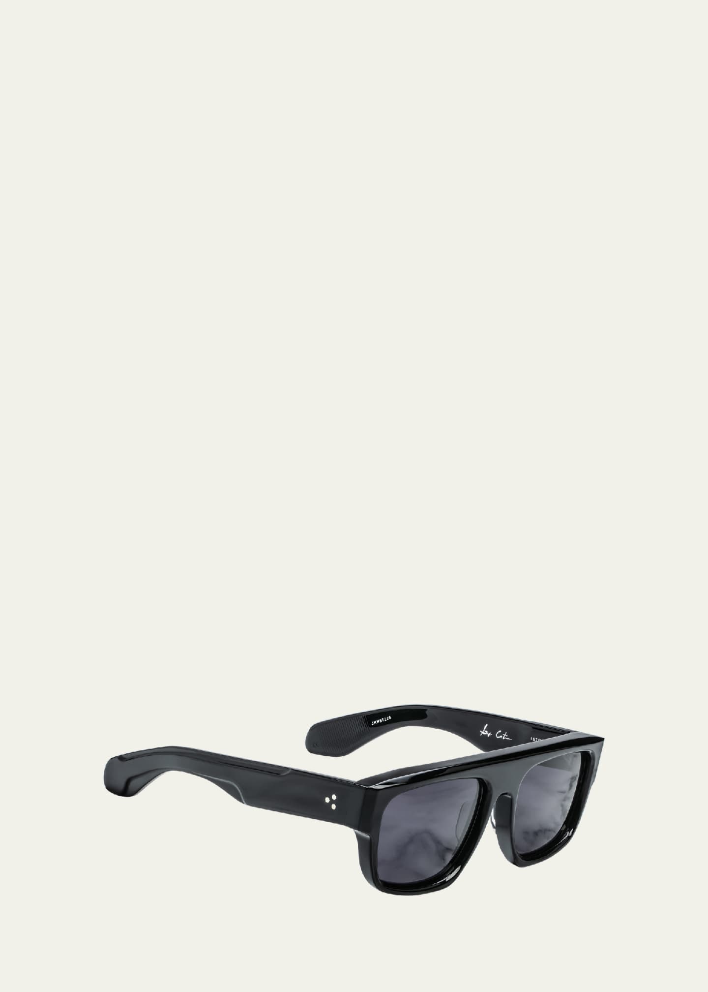 Jacques Marie Mage x George Cortina Men's Ritz Rectangle Sunglasses ...