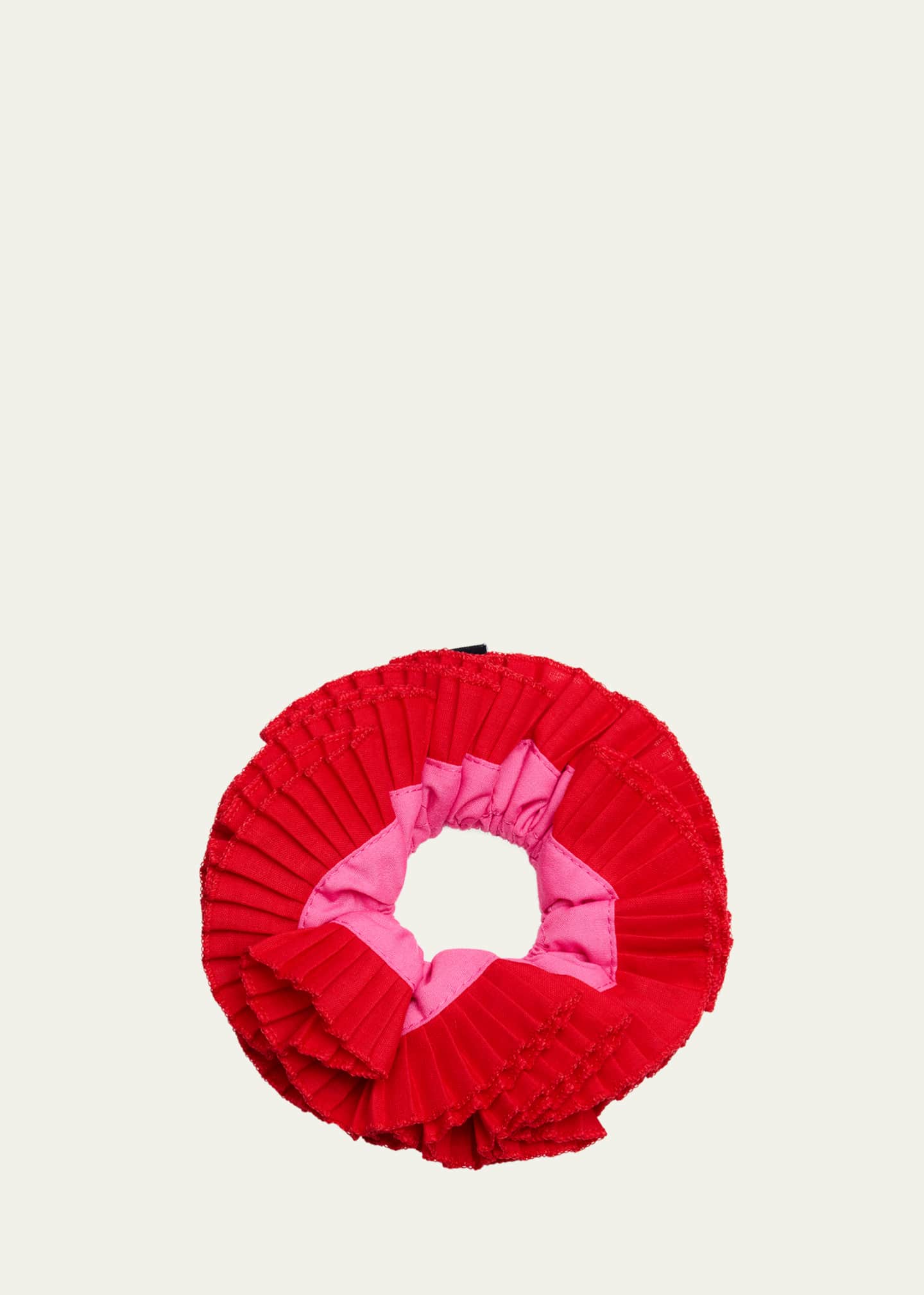 Good Squish Cowboy Spaghetti Pleated Scrunchie - Bergdorf Goodman