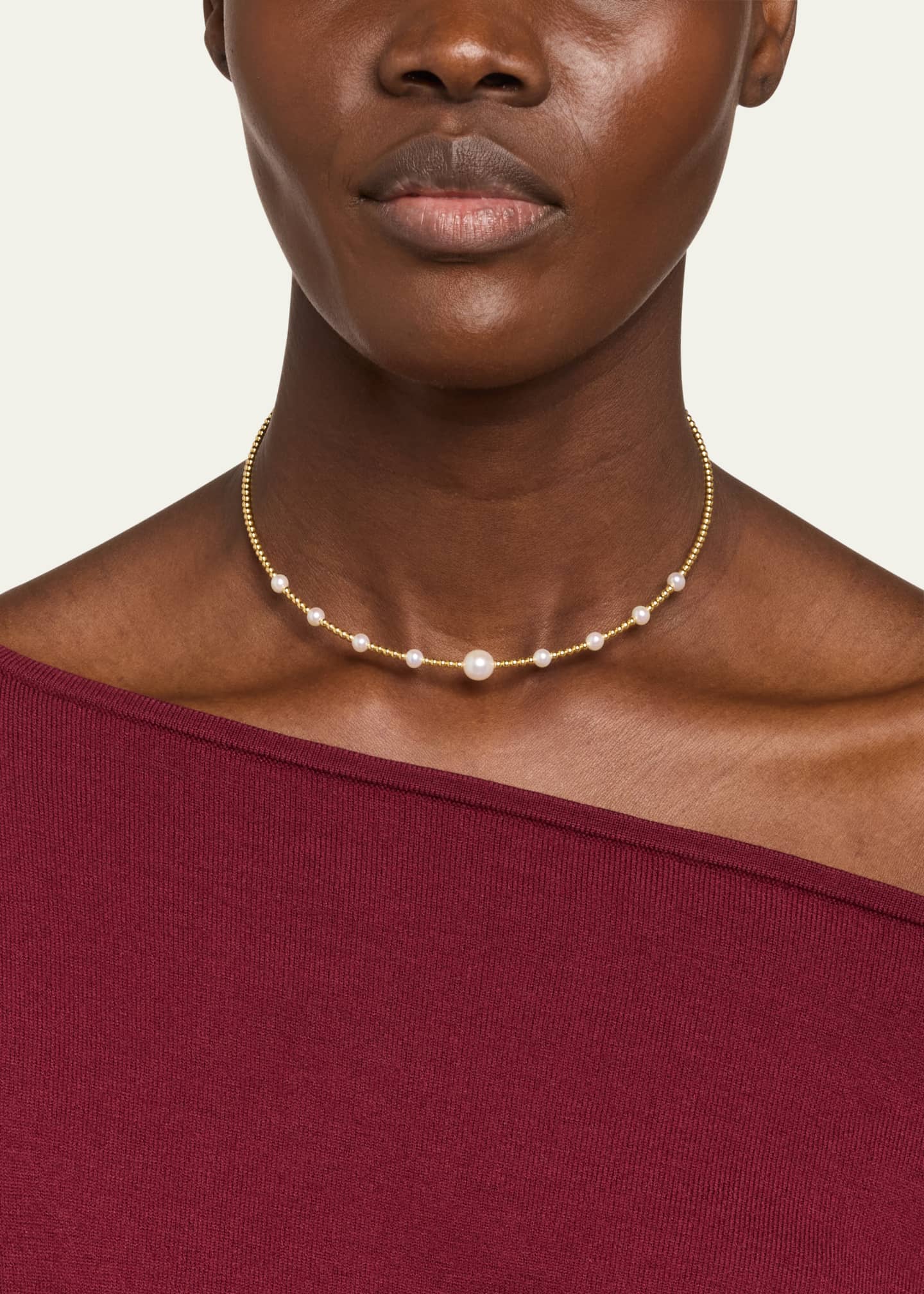 ATLAS LOVE 18K Yellow Gold Tulip Multi Pearl Necklace - Bergdorf Goodman