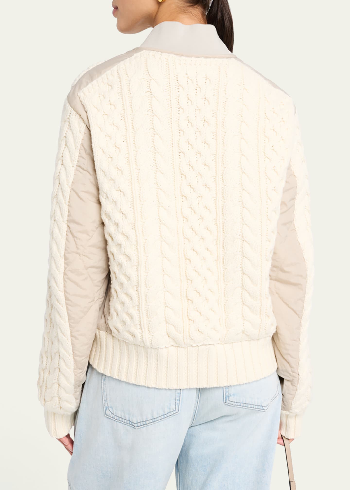 Rag & Bone Manston Mixed-Media Bomber Jacket - Bergdorf Goodman