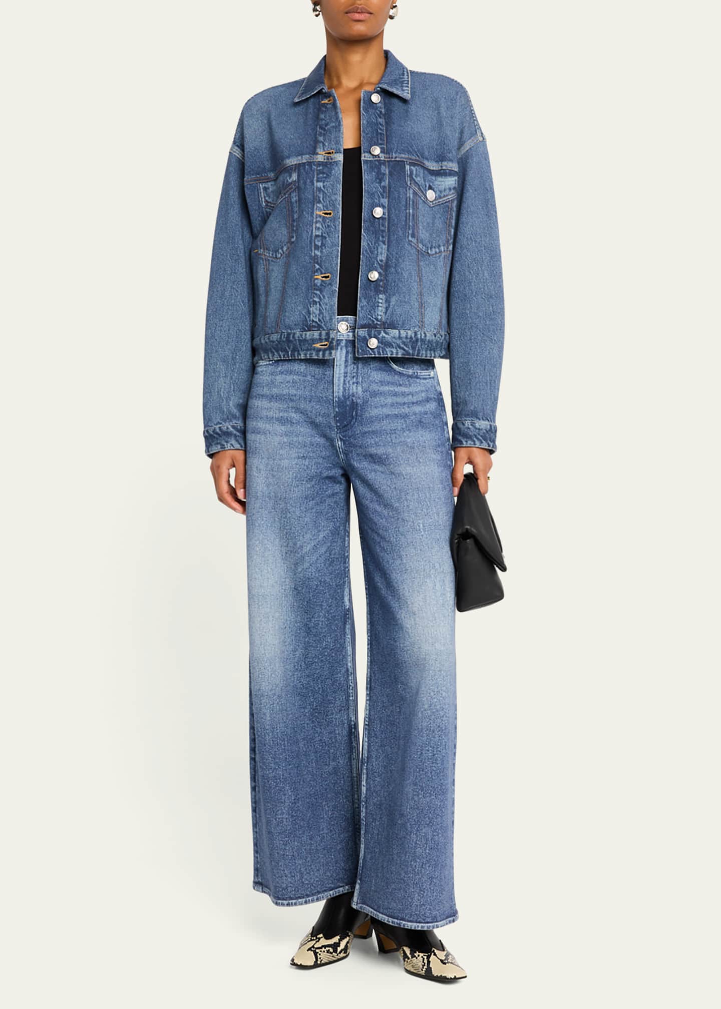 Rag & Bone Miramar Fleece Trucker Jacket - Bergdorf Goodman