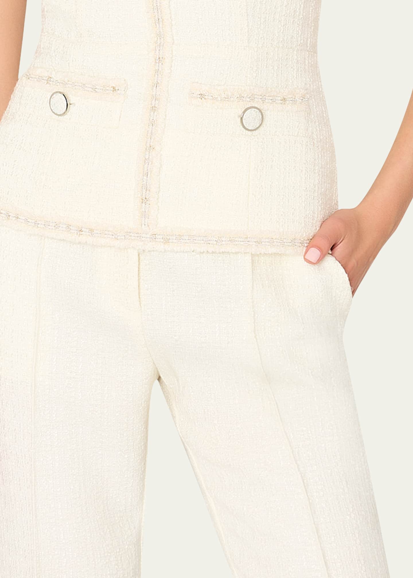 Milly Betsy Cropped Boucle Pants - Bergdorf Goodman