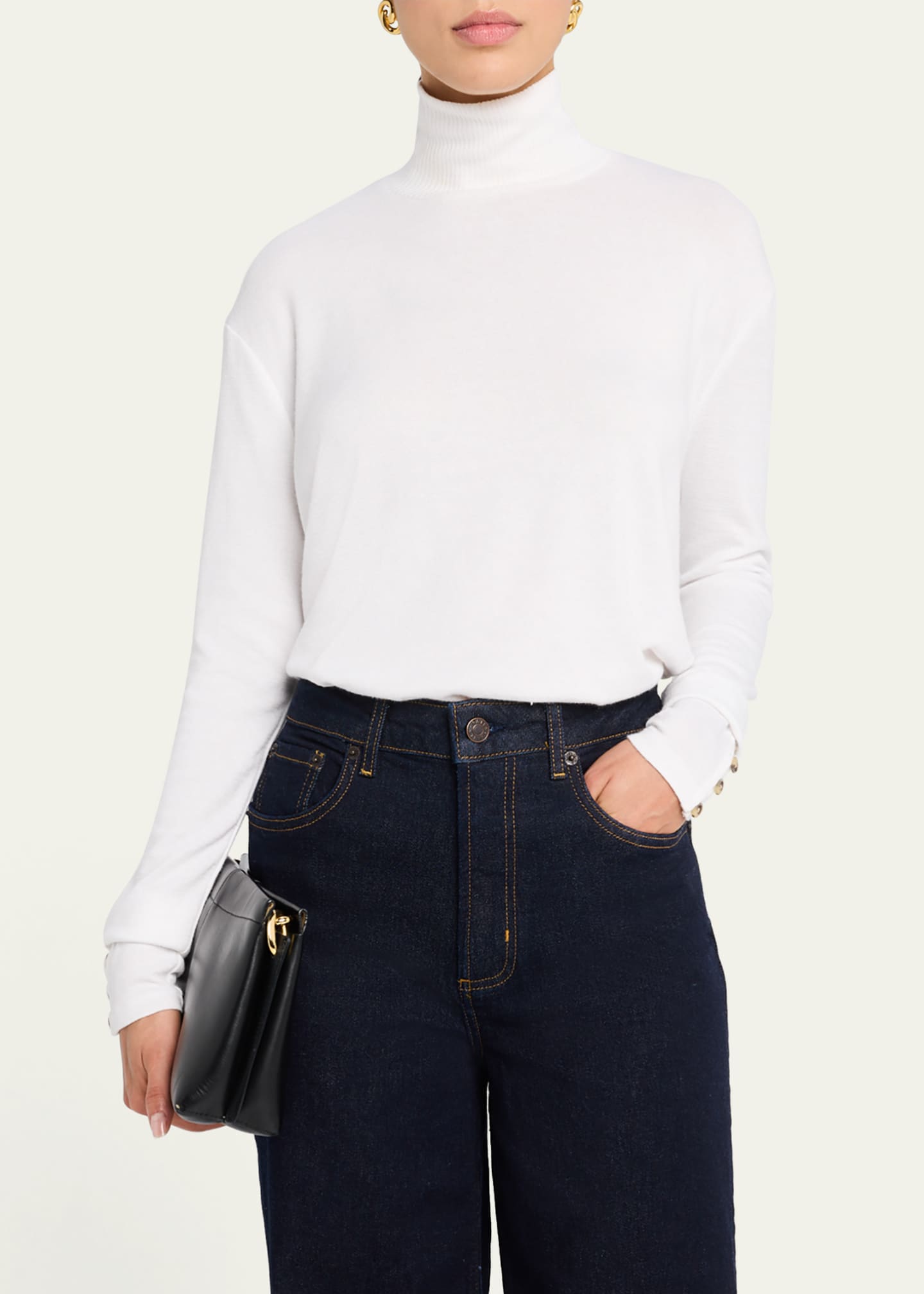 Rag & Bone The Knit Boxy Turtleneck Top - Bergdorf Goodman