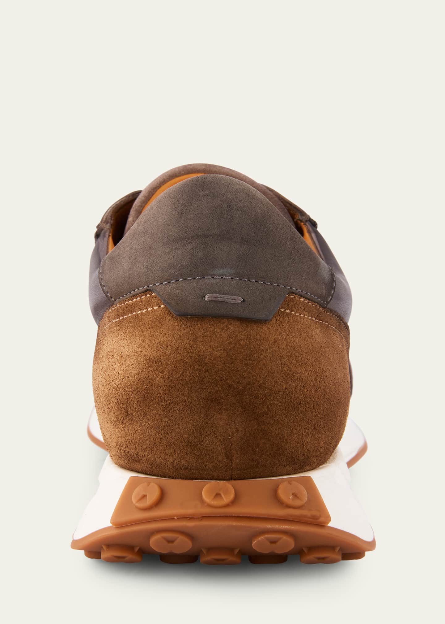 Magnanni Men's Romero Perforated Leather Runner Sneakers - Bergdorf Goodman