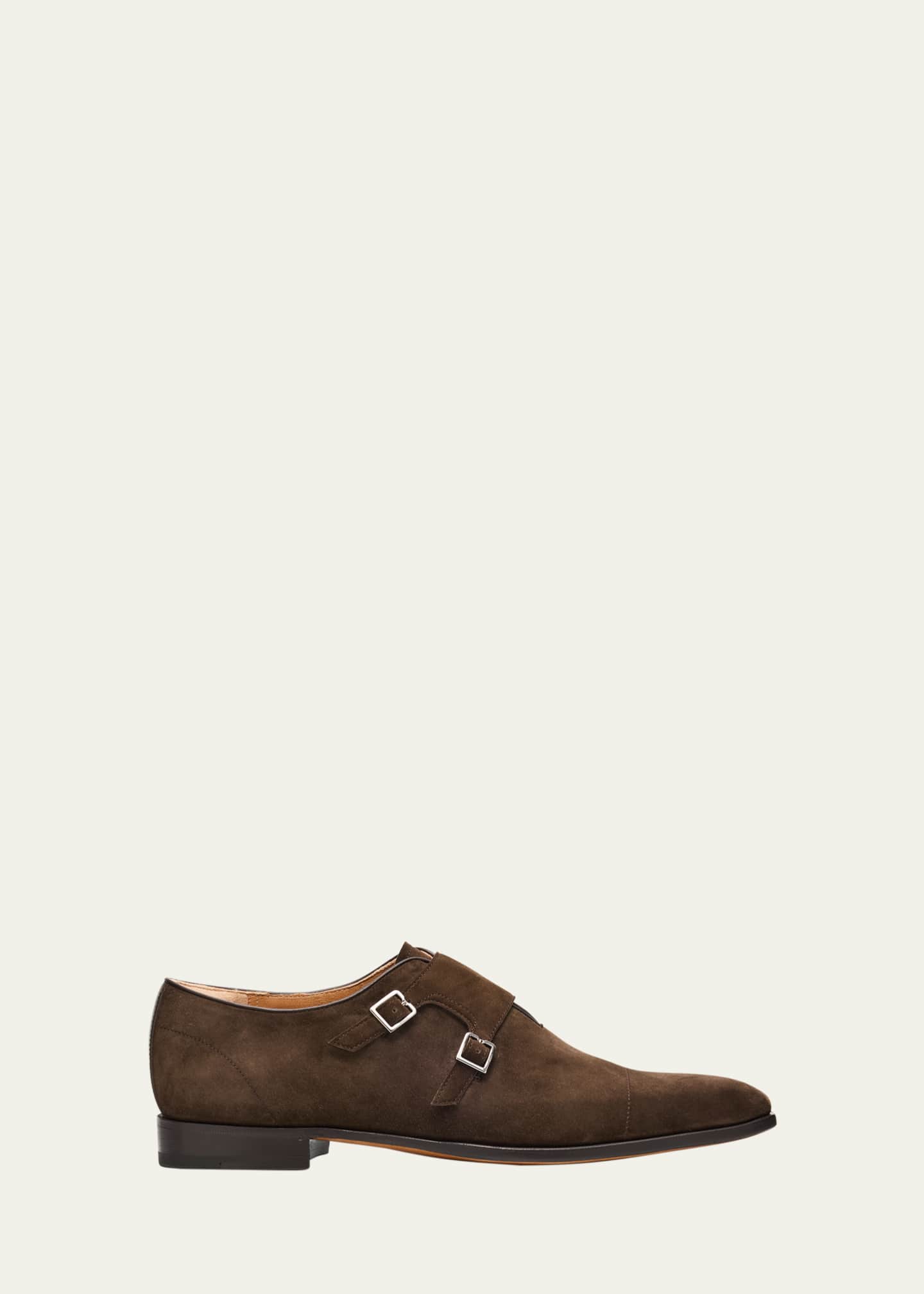 Berluti Men's Demsure Flex Suede Double-Monk Strap Loafers - Bergdorf ...