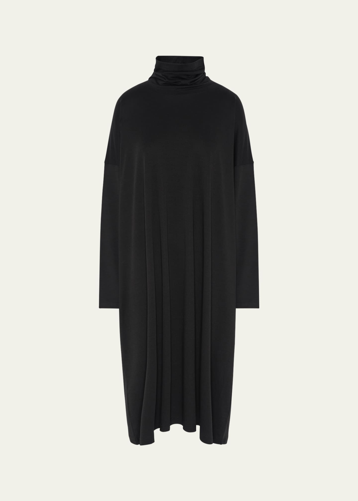 Eskandar Wide A-Line Scrunch-Neck Dress - Bergdorf Goodman