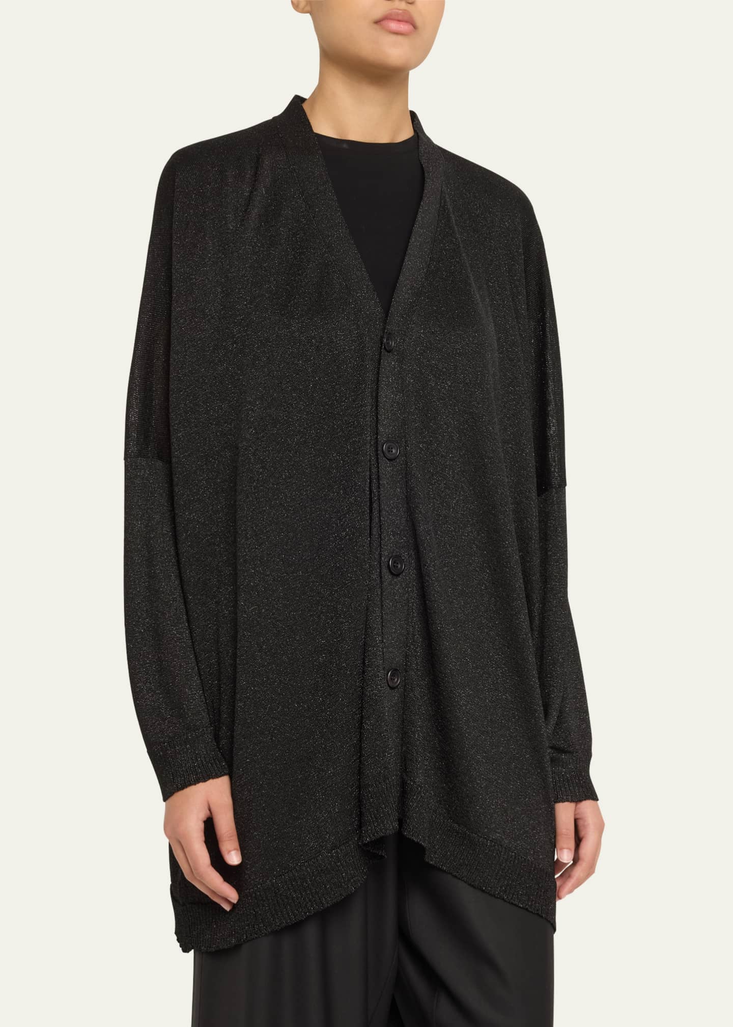 Eskandar Wide V-Neck Cardigan (Long Length) - Bergdorf Goodman