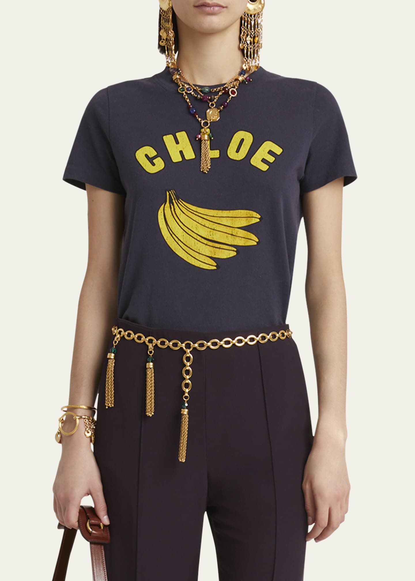 Chloe Logo Graphic T-Shirt - Bergdorf Goodman