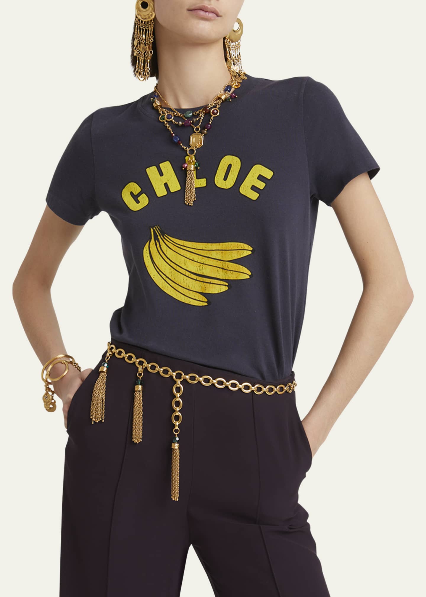 Chloe Logo Graphic T-Shirt - Bergdorf Goodman