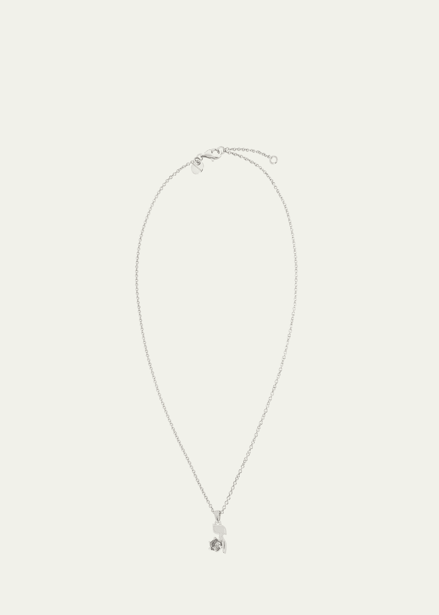 Procaccia Jewelry 18K Gold Hebrew ZAYN Initial Necklace - Bergdorf Goodman