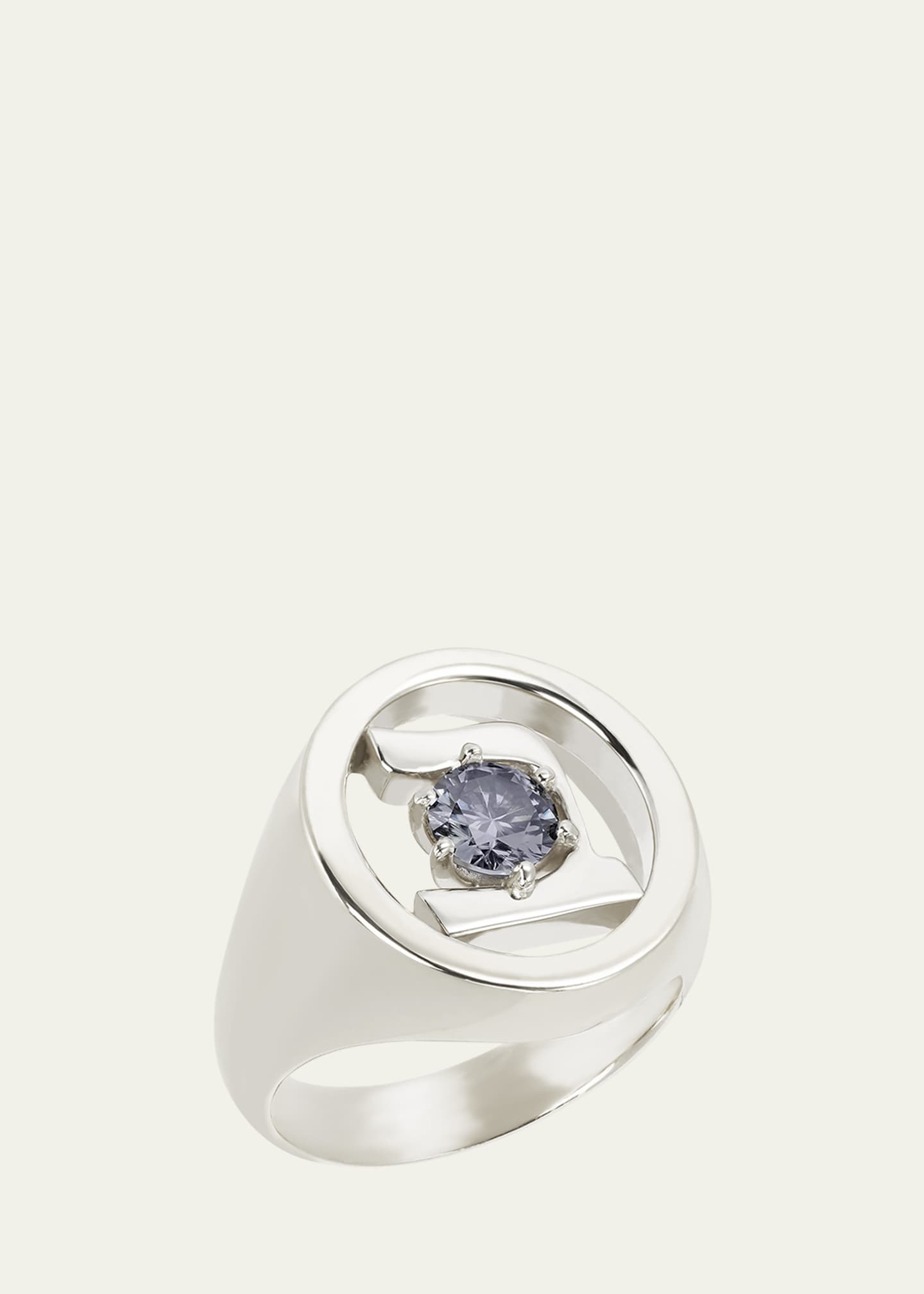 Procaccia Jewelry 18K Gold Hebrew BET Initial Signet Ring - Bergdorf ...