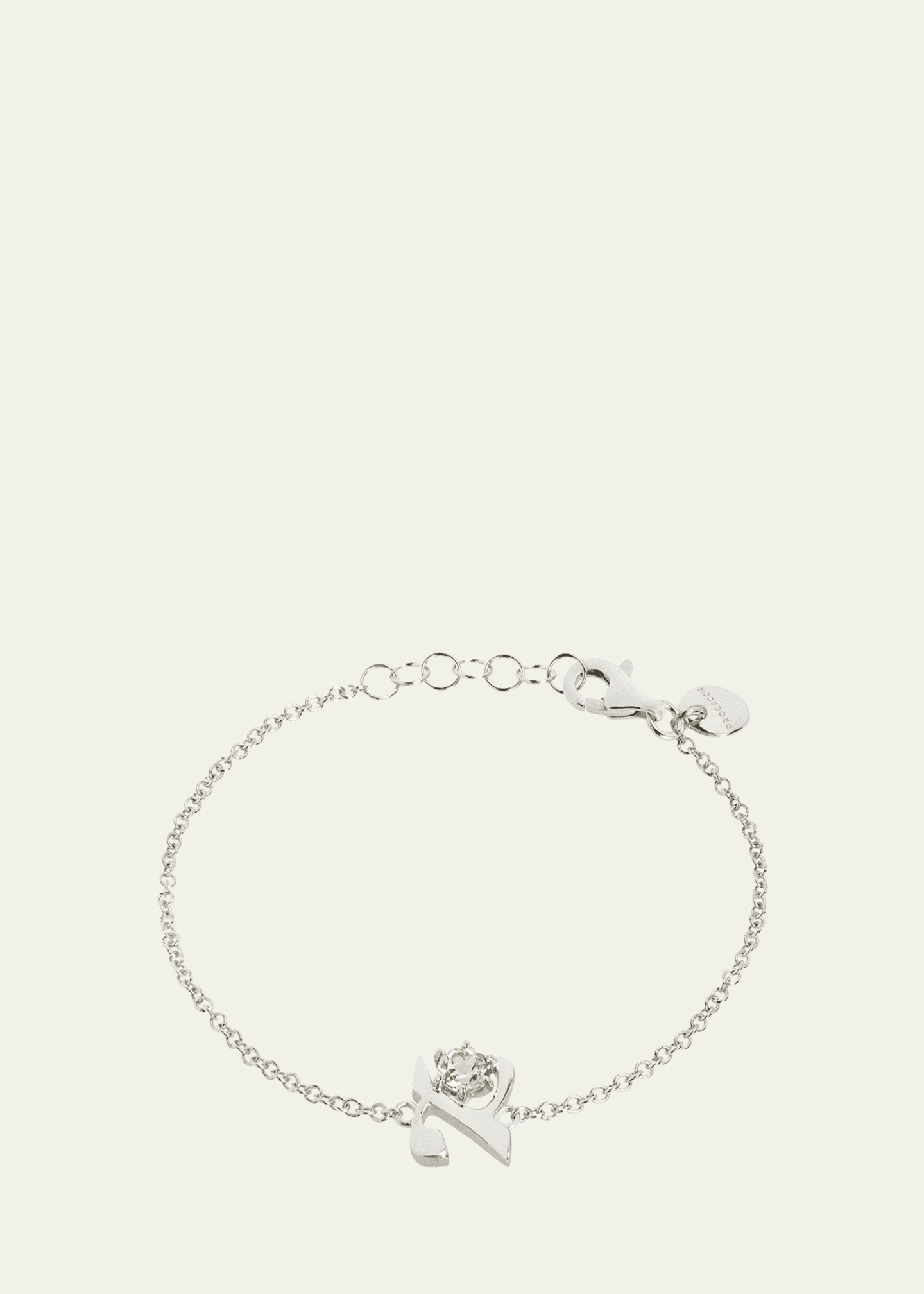 Procaccia Jewelry 18K Gold Hebrew ALEF Initial Bracelet - Bergdorf Goodman