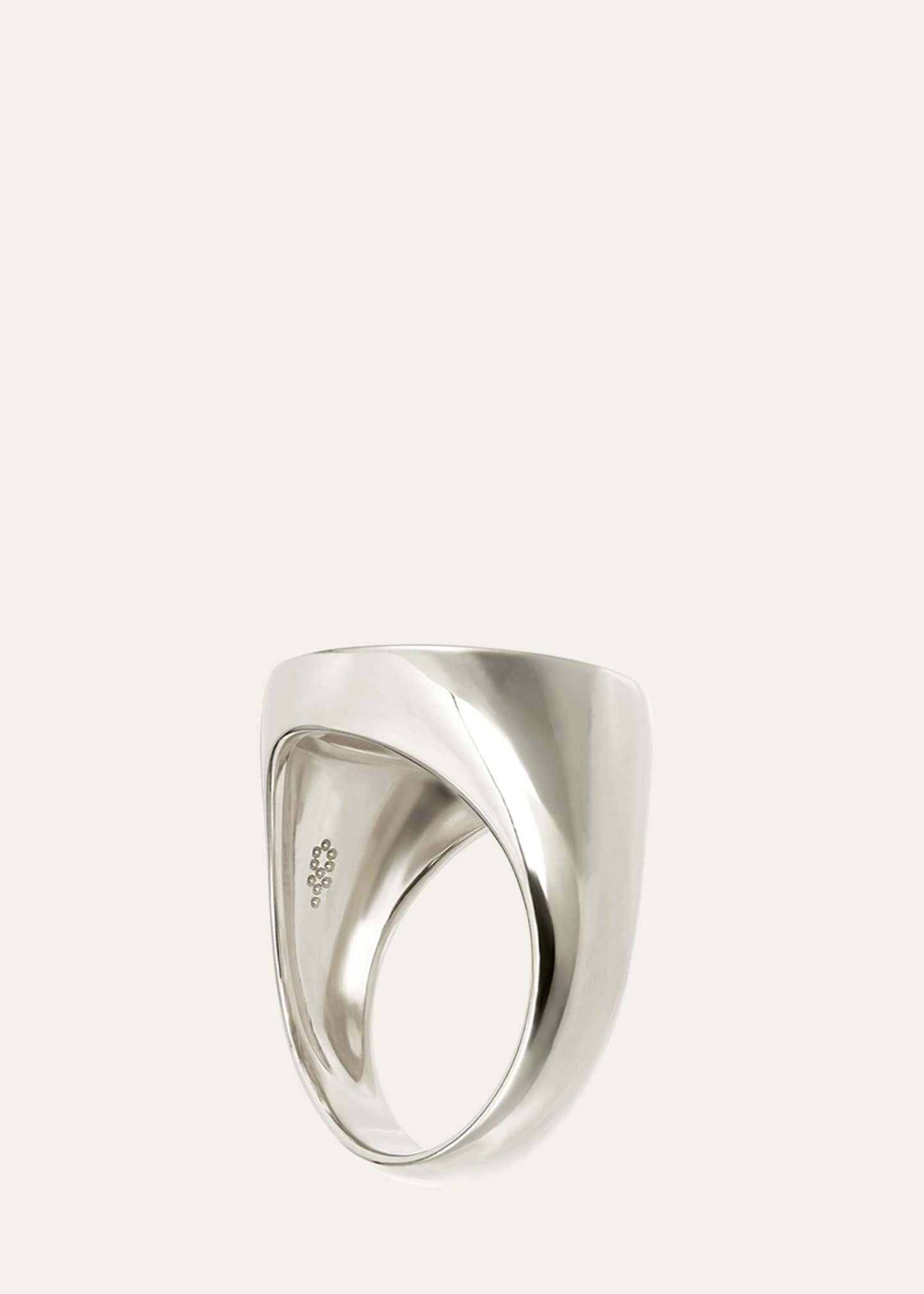 Procaccia Jewelry 18K Gold Hebrew HEI Initial Signet Ring - Bergdorf ...