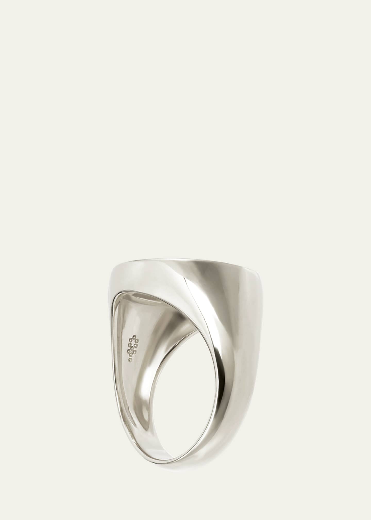 Procaccia Jewelry 18K Gold Hebrew LAMED Initial Signet Ring - Bergdorf ...
