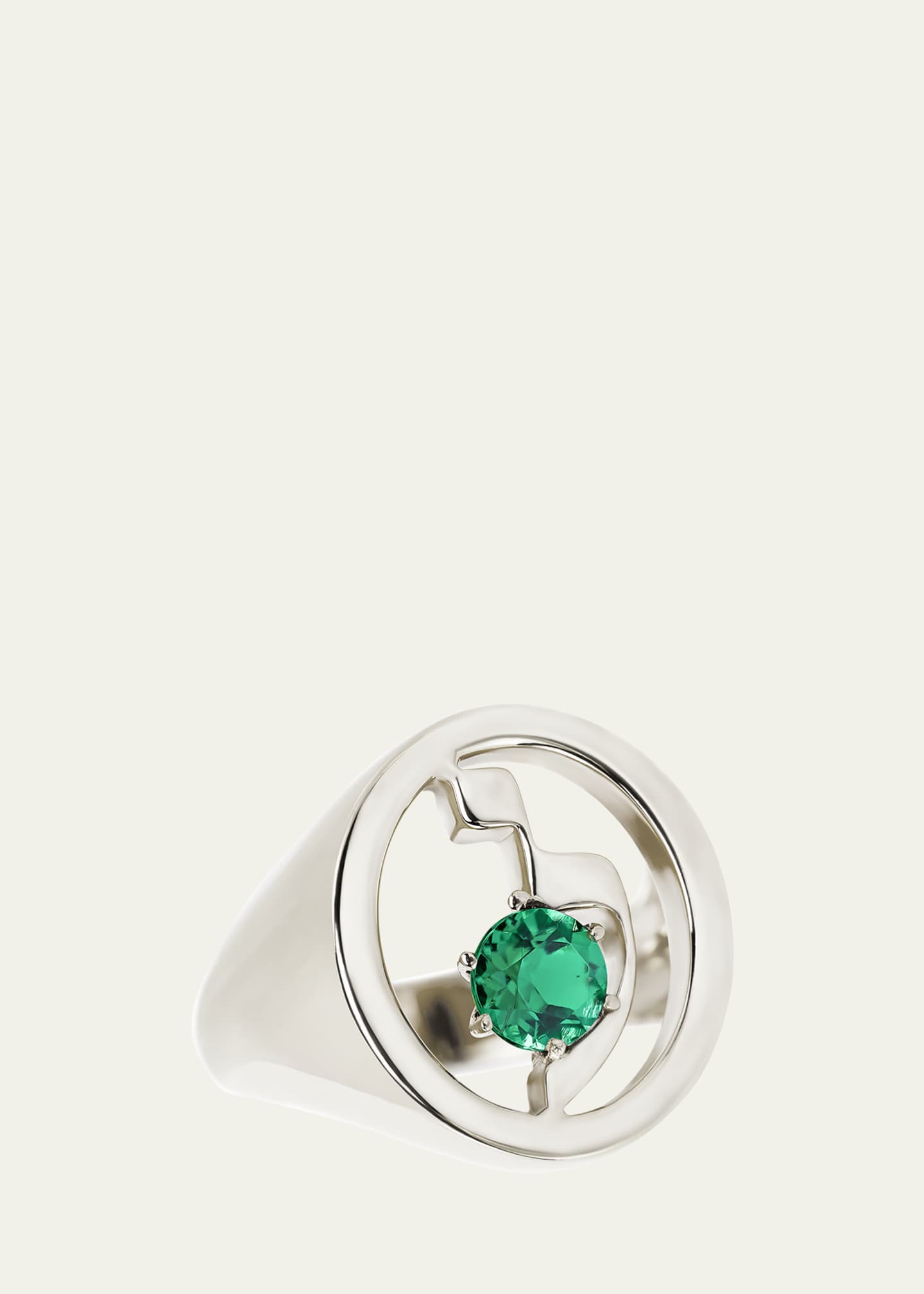 Procaccia Jewelry 18K Gold Hebrew LAMED Initial Signet Ring - Bergdorf ...
