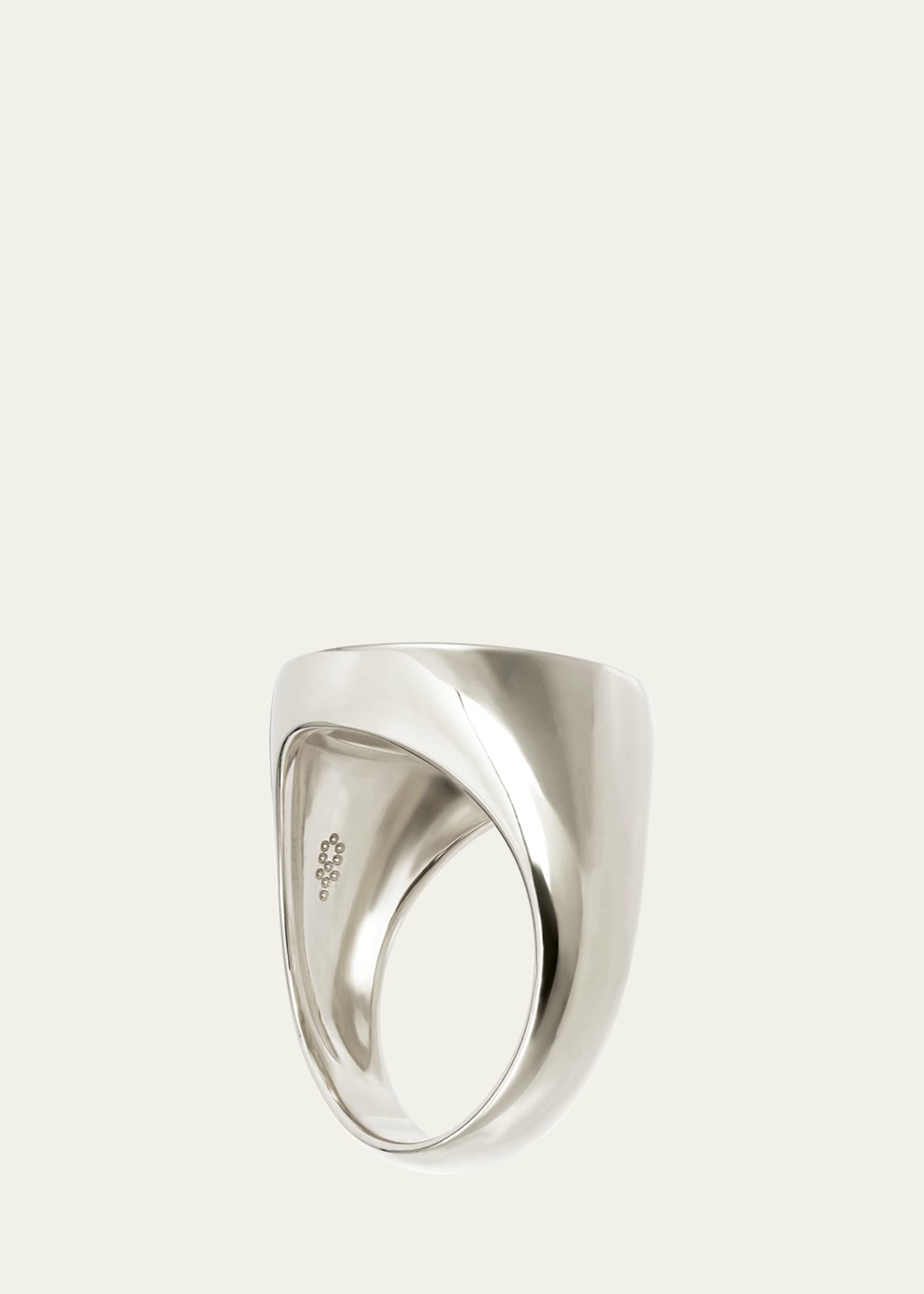 Procaccia Jewelry 18K Gold Hebrew SAMECH Initial Signet Ring - Bergdorf ...