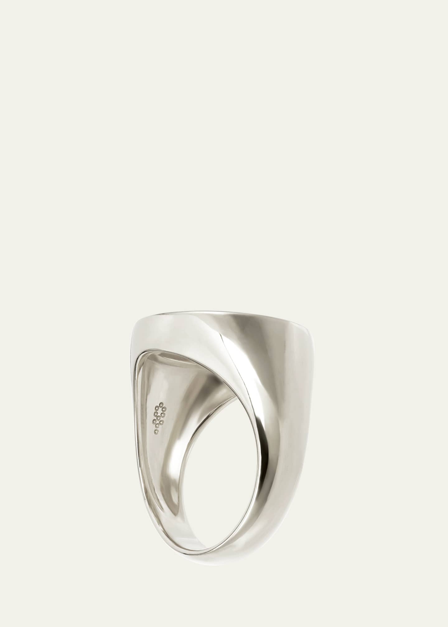 Procaccia Jewelry 18K Gold Hebrew QUF Initial Signet Ring - Bergdorf ...