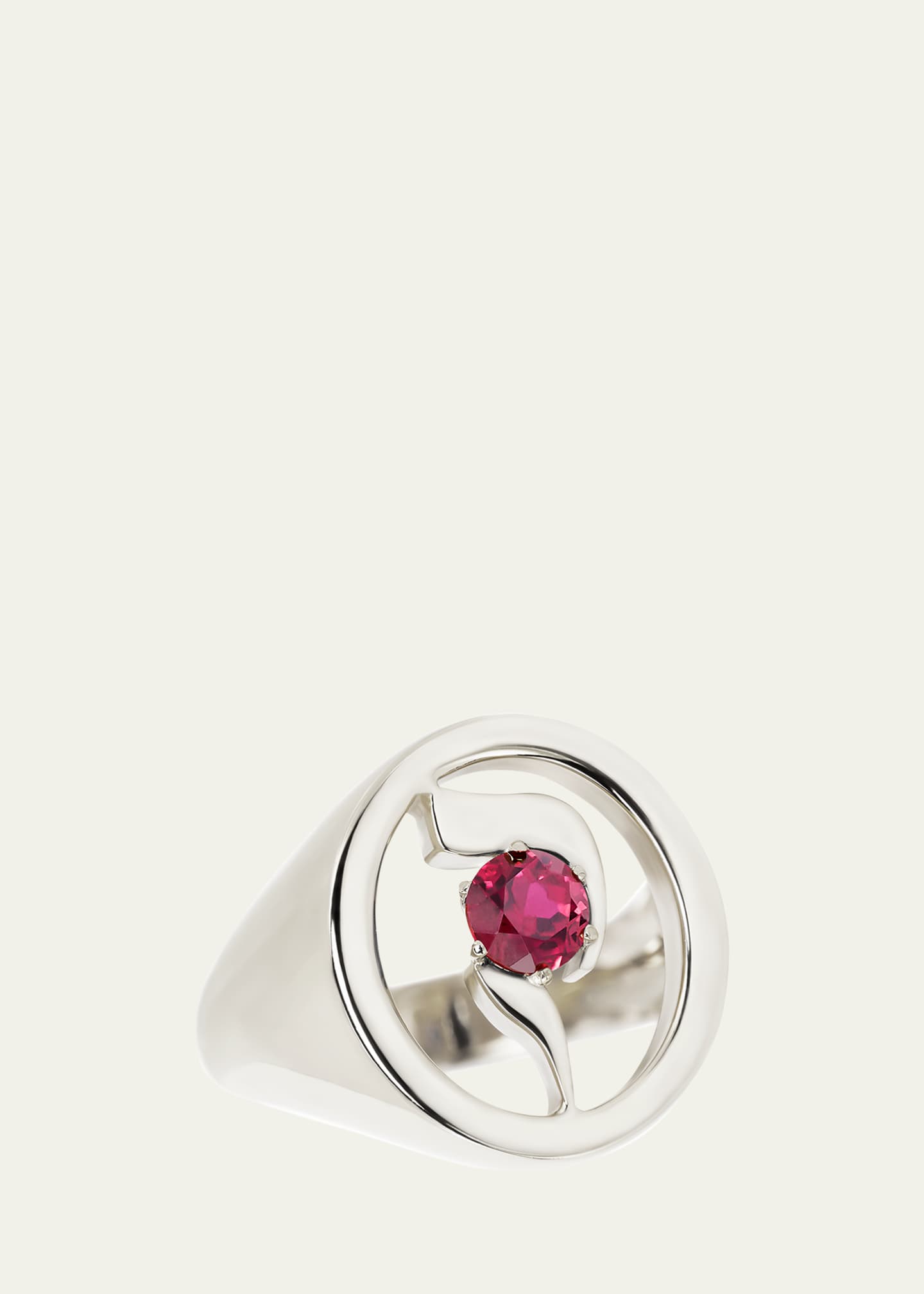 Procaccia Jewelry 18K Gold Hebrew QUF Initial Signet Ring - Bergdorf ...