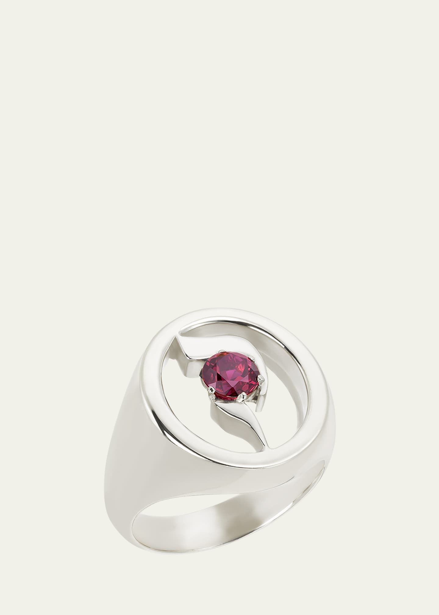 Procaccia Jewelry 18K Gold Hebrew QUF Initial Signet Ring - Bergdorf ...