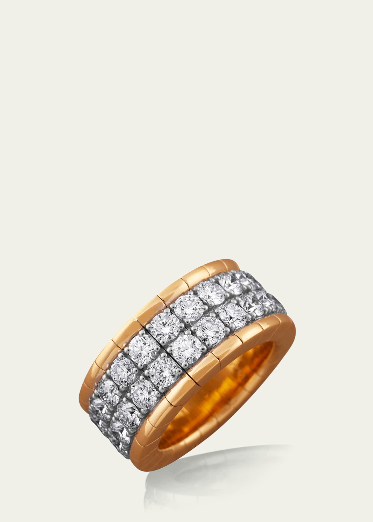 Picchiotti 18k Yellow Gold Xpandable 2 Row Diamond Ring Bergdorf Goodman