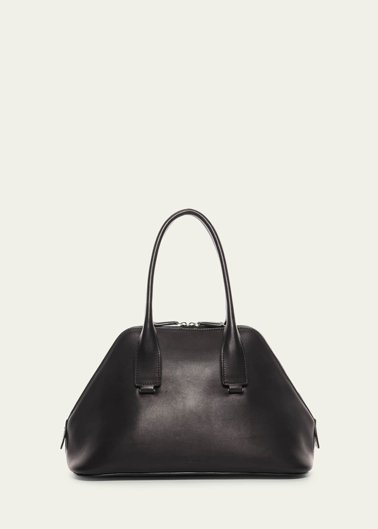 THE ROW Devon Medium Top-Handle Bag in Saddle Leather - Bergdorf Goodman