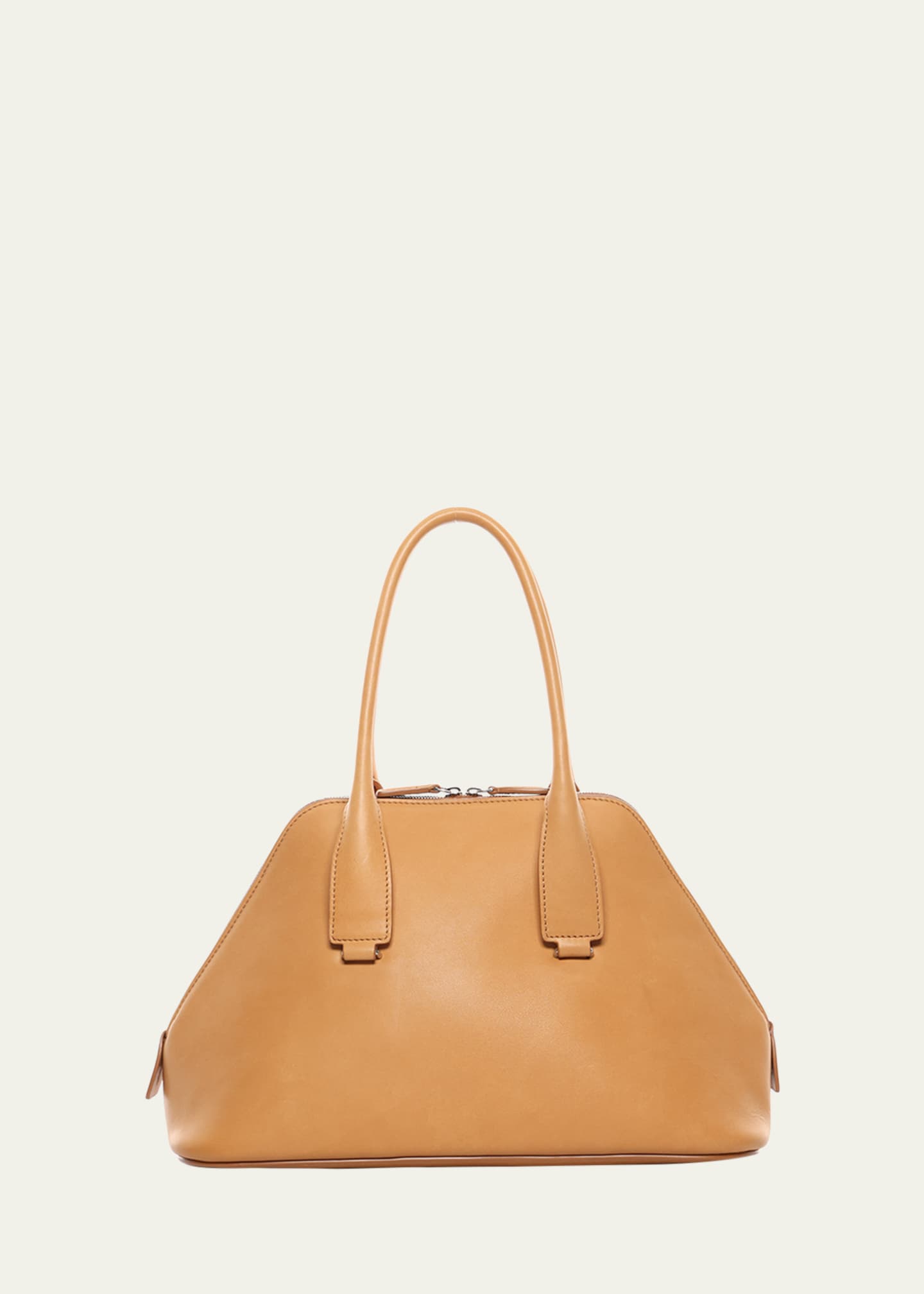 THE ROW Devon Medium Top-Handle Bag in Saddle Leather - Bergdorf Goodman