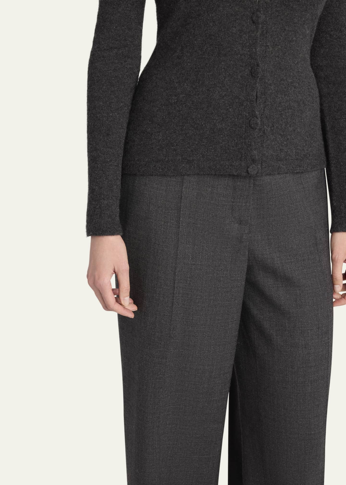 THE ROW Imperia V-Neck Cashmere Cardigan - Bergdorf Goodman