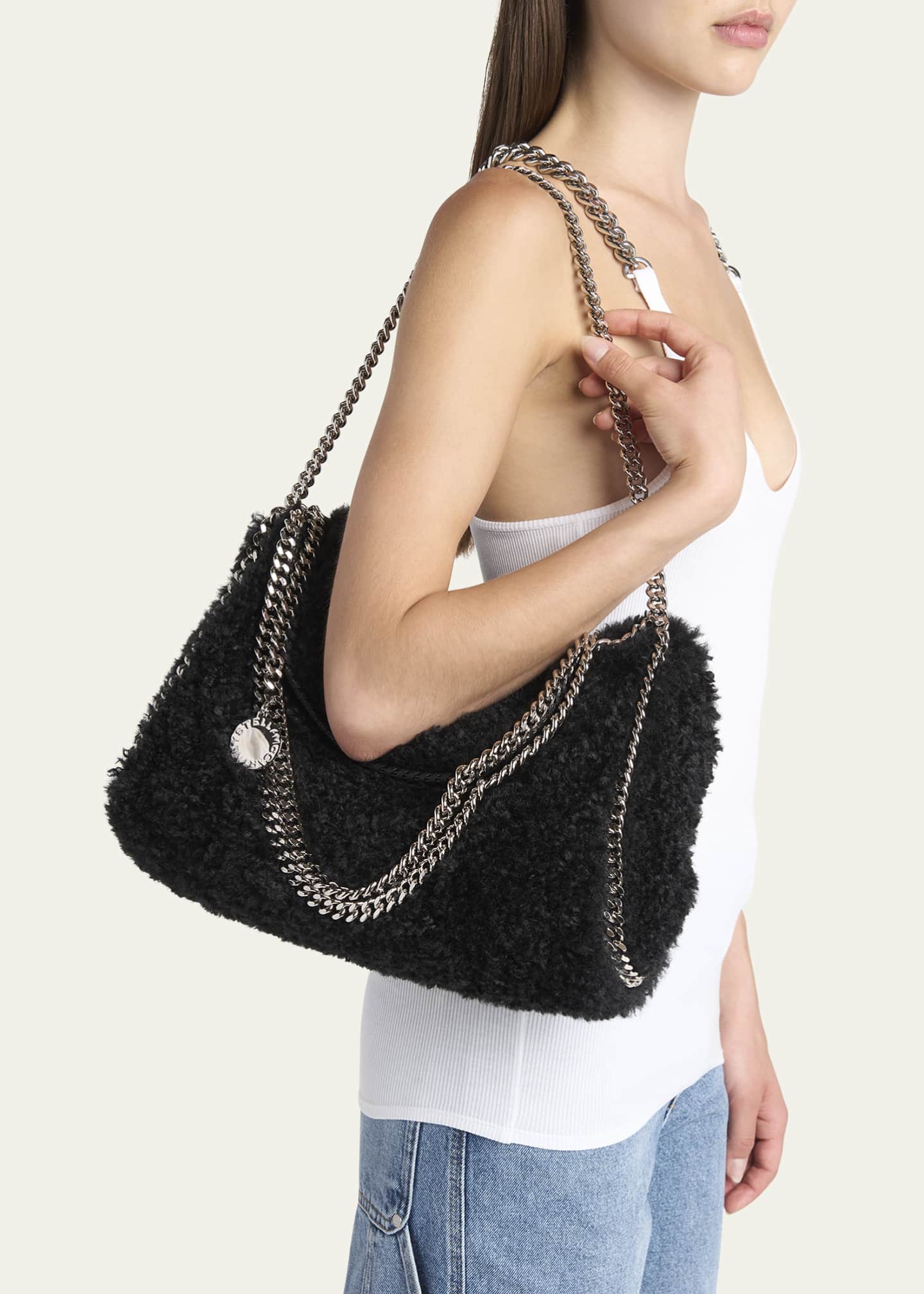 Stella McCartney Teddy Plush Chain Tote Bag - Bergdorf Goodman