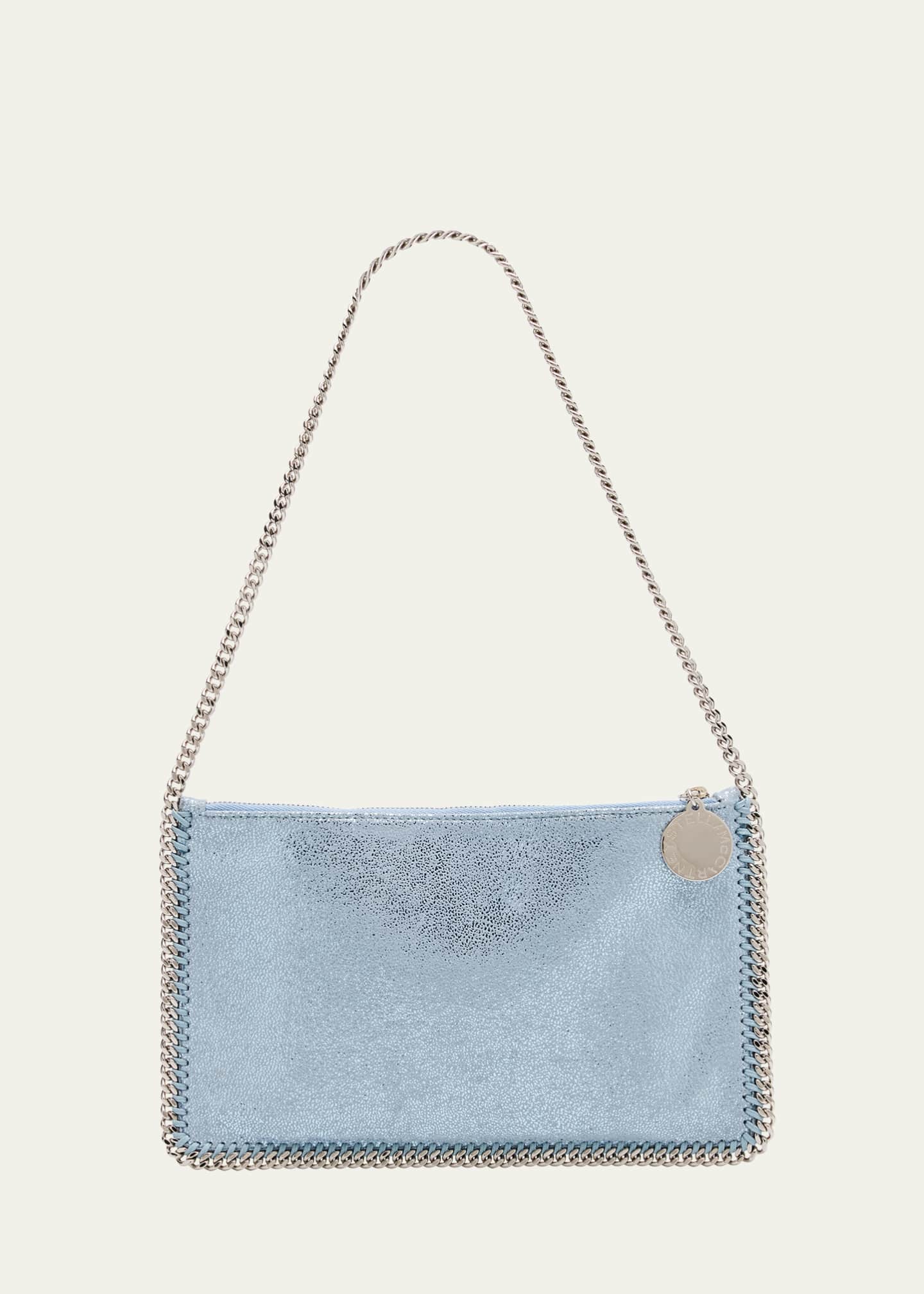 Stella McCartney Metallic Chain Pochette Shoulder Bag - Bergdorf Goodman