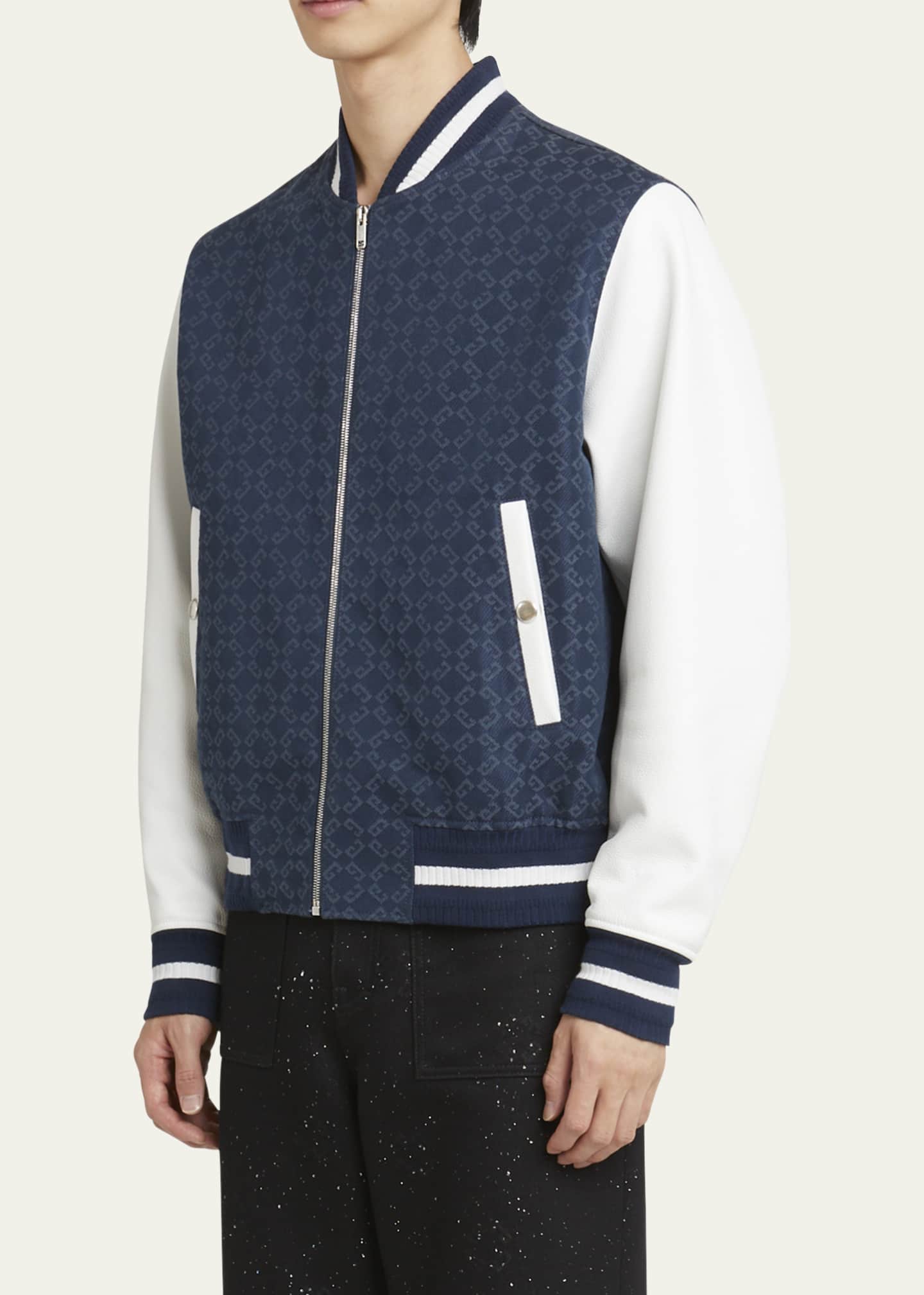Givenchy Men's Monogram Varsity Jacket - Bergdorf Goodman