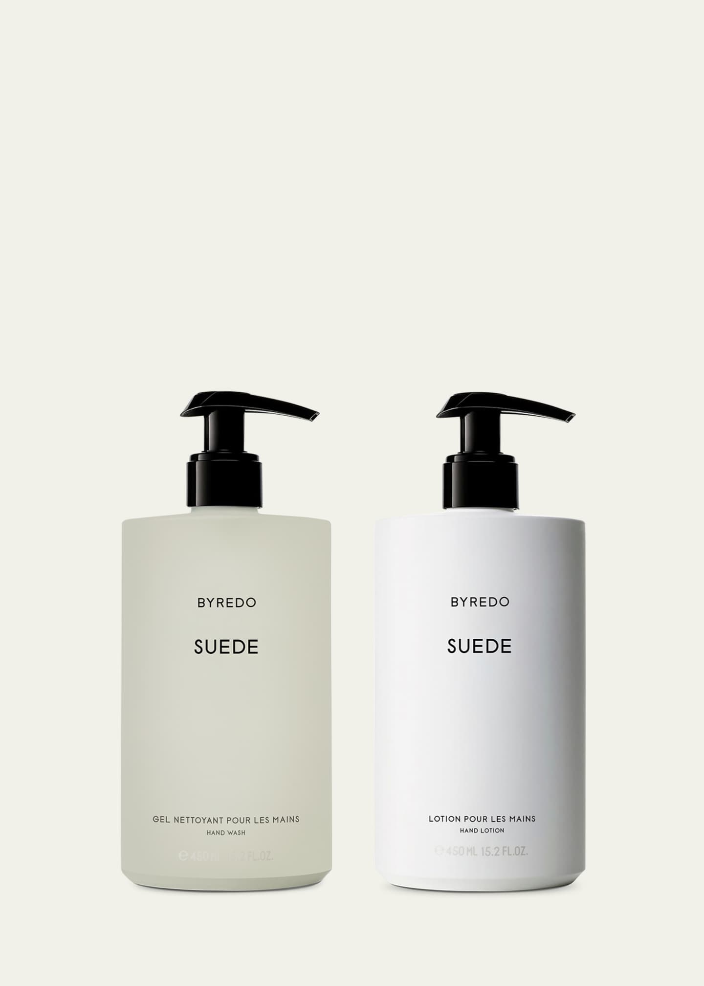 Byredo Les Mains Suede Hand Wash and Hand Lotion Gift Set, 2 x 15.2 oz ...